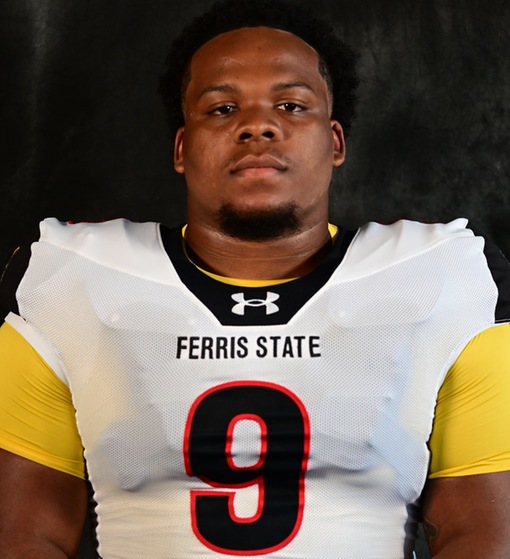 Ferris defensive lineman enjoys national title