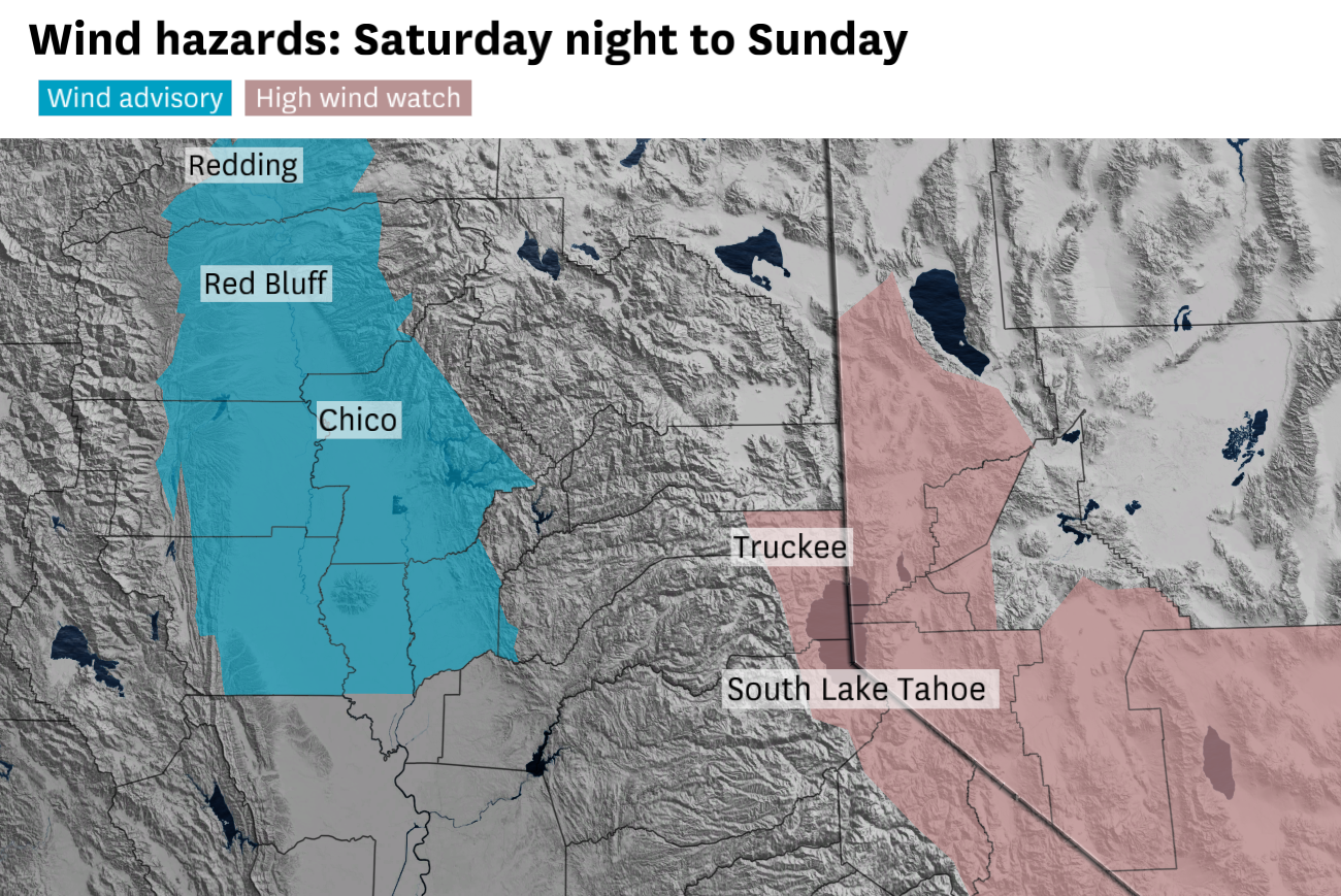 Gusts to 150 mph possible in Tahoe Basin, weather service warns