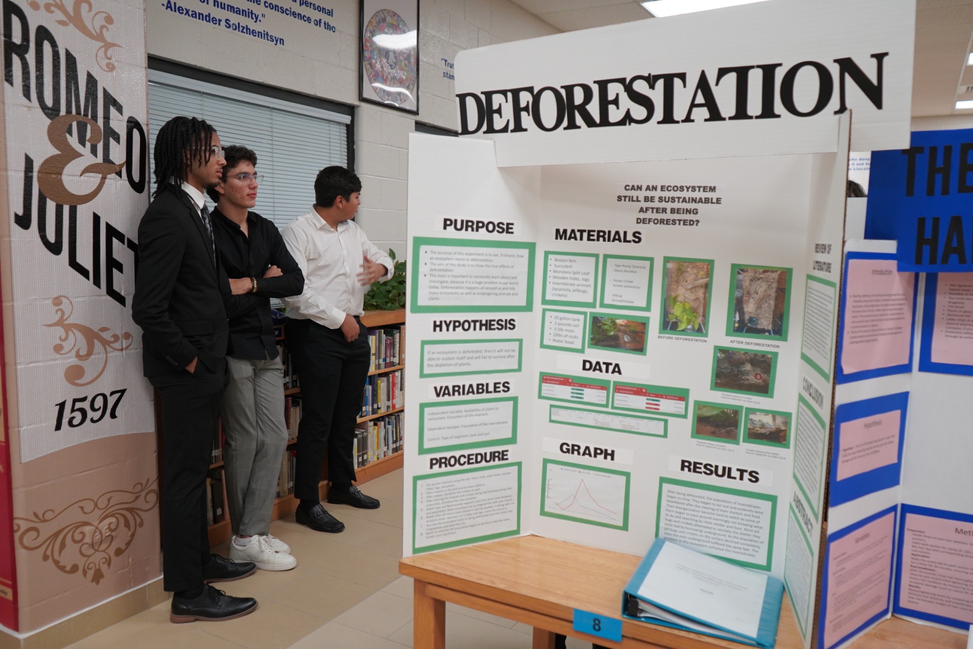 UISD's Alexander High School students present Science Fair projects