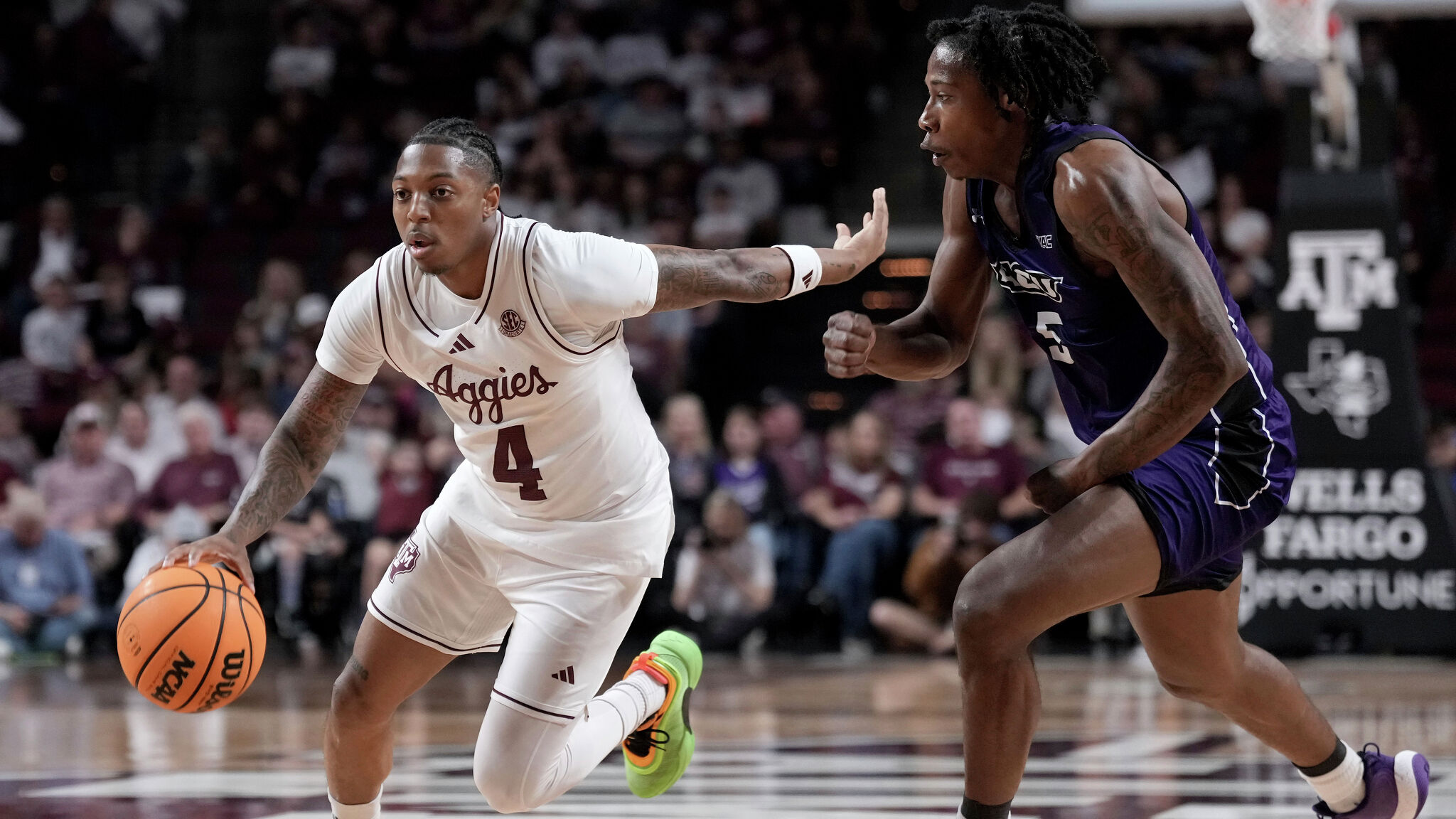 Aggies basketball: No. 13 Texas A&M routs Abilene Christian