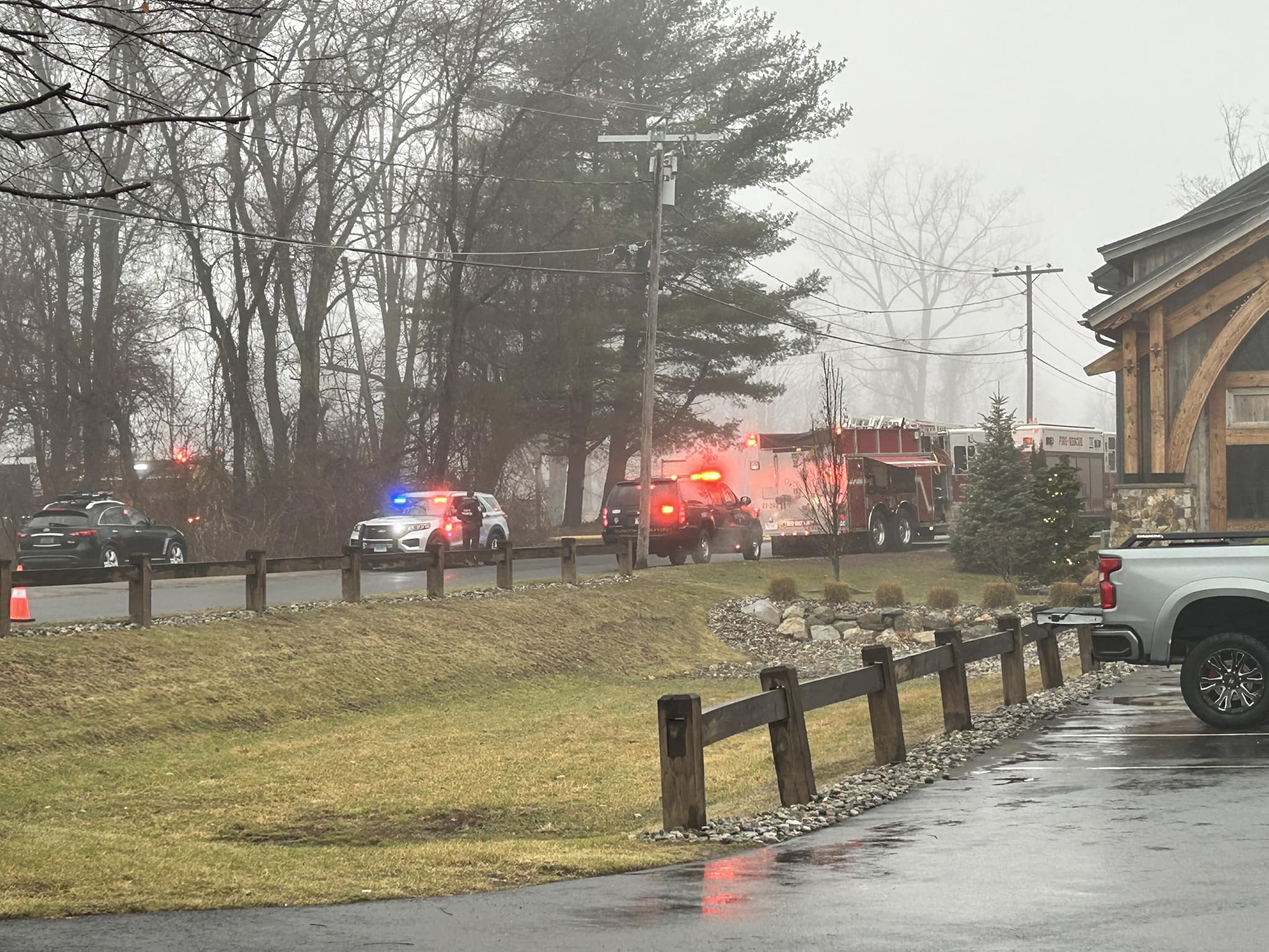 Fire erupts in Ellington on Village Street, state police say