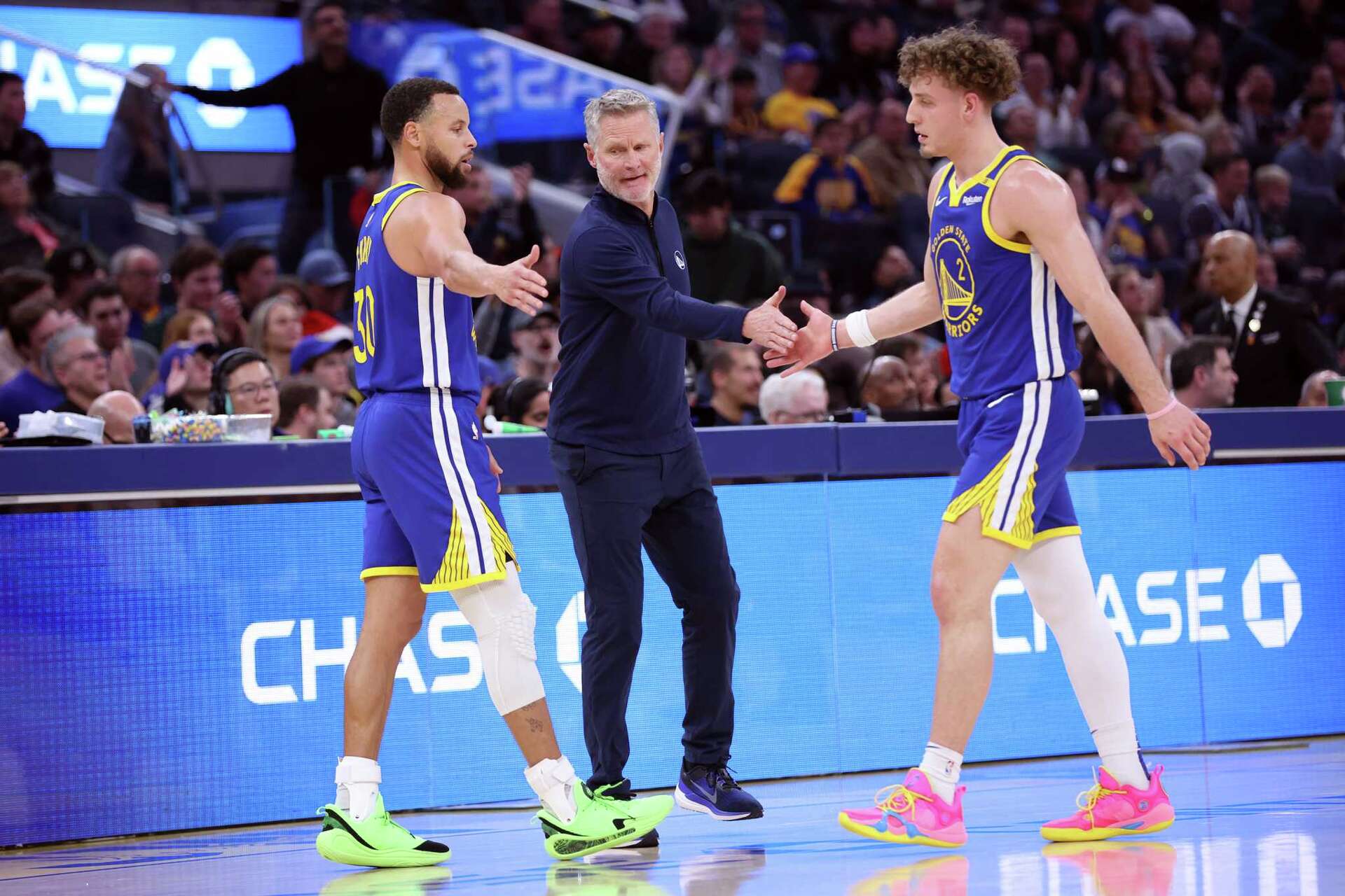 What does Warriors’ Steve Kerr see happening to his evolving rotation?