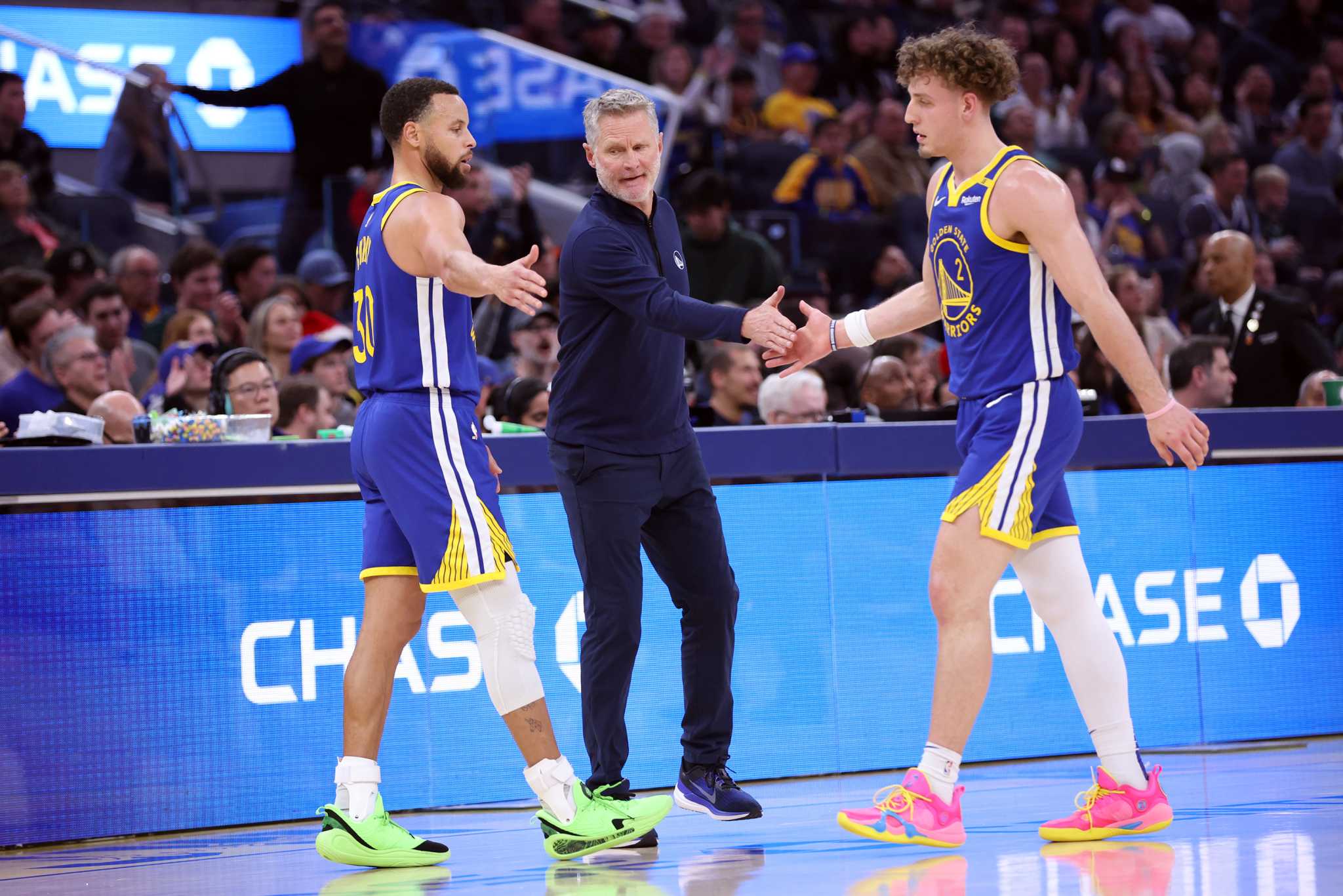 What does Warriors’ Steve Kerr see happening to his evolving rotation?