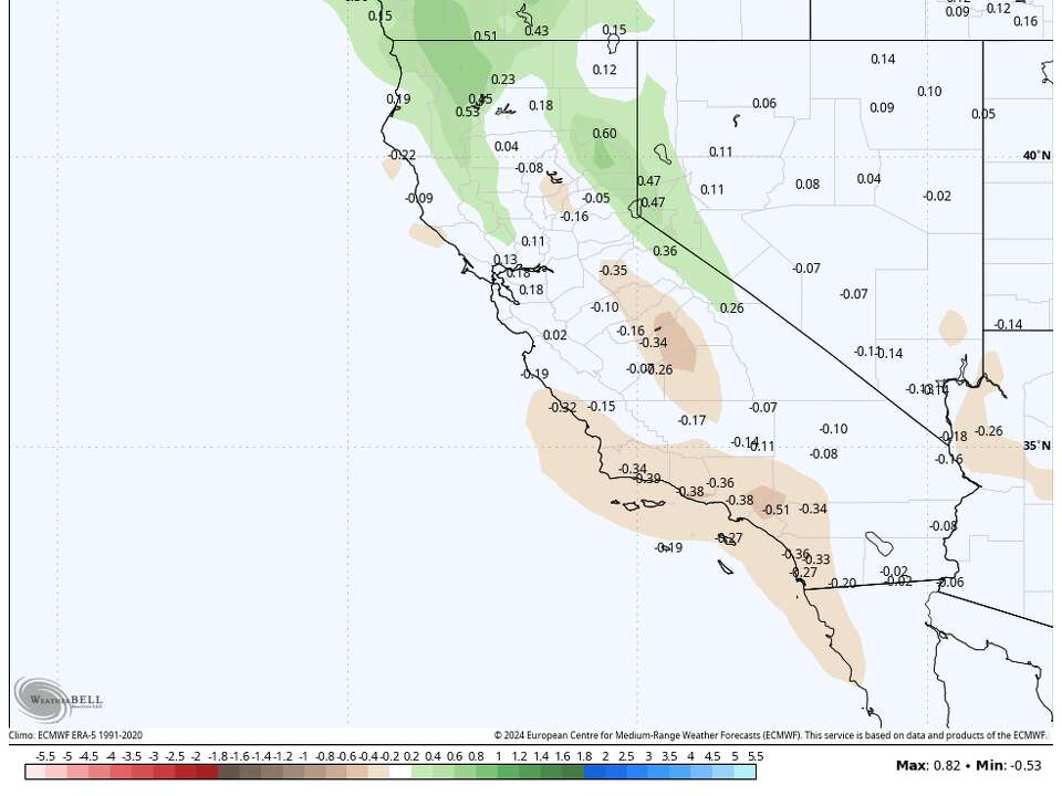 California's wettest weather is usually now. Are storms on horizon?