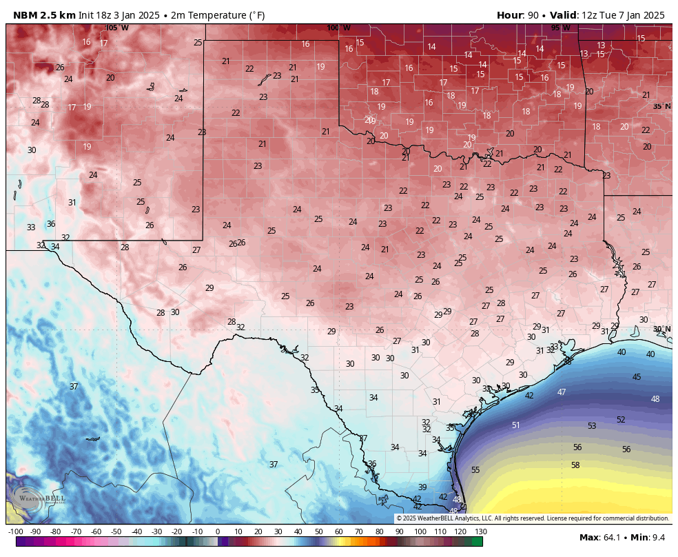 Here’s how next week’s Texas freeze compares to February 2021