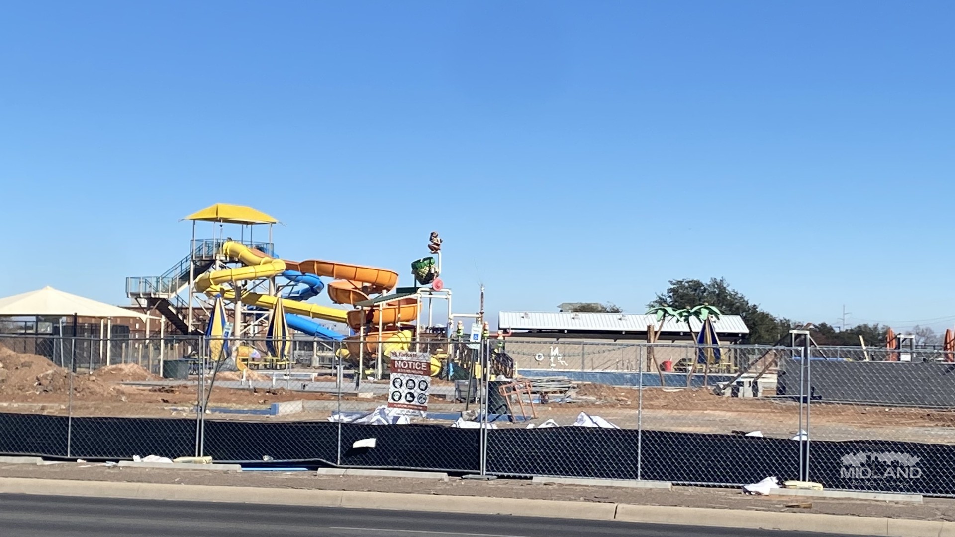 Shade structures among renovations being made to Doug Russell Pool