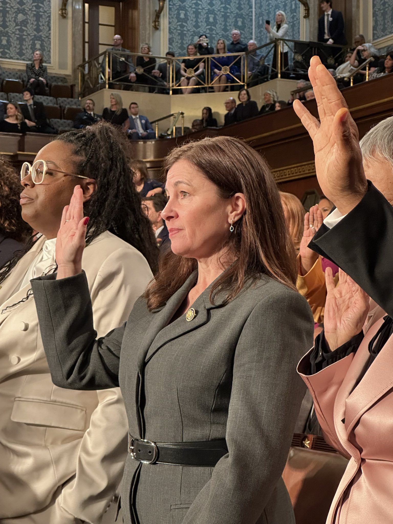 Michigan's Kristen McDonald Rivet is sworn into Congress