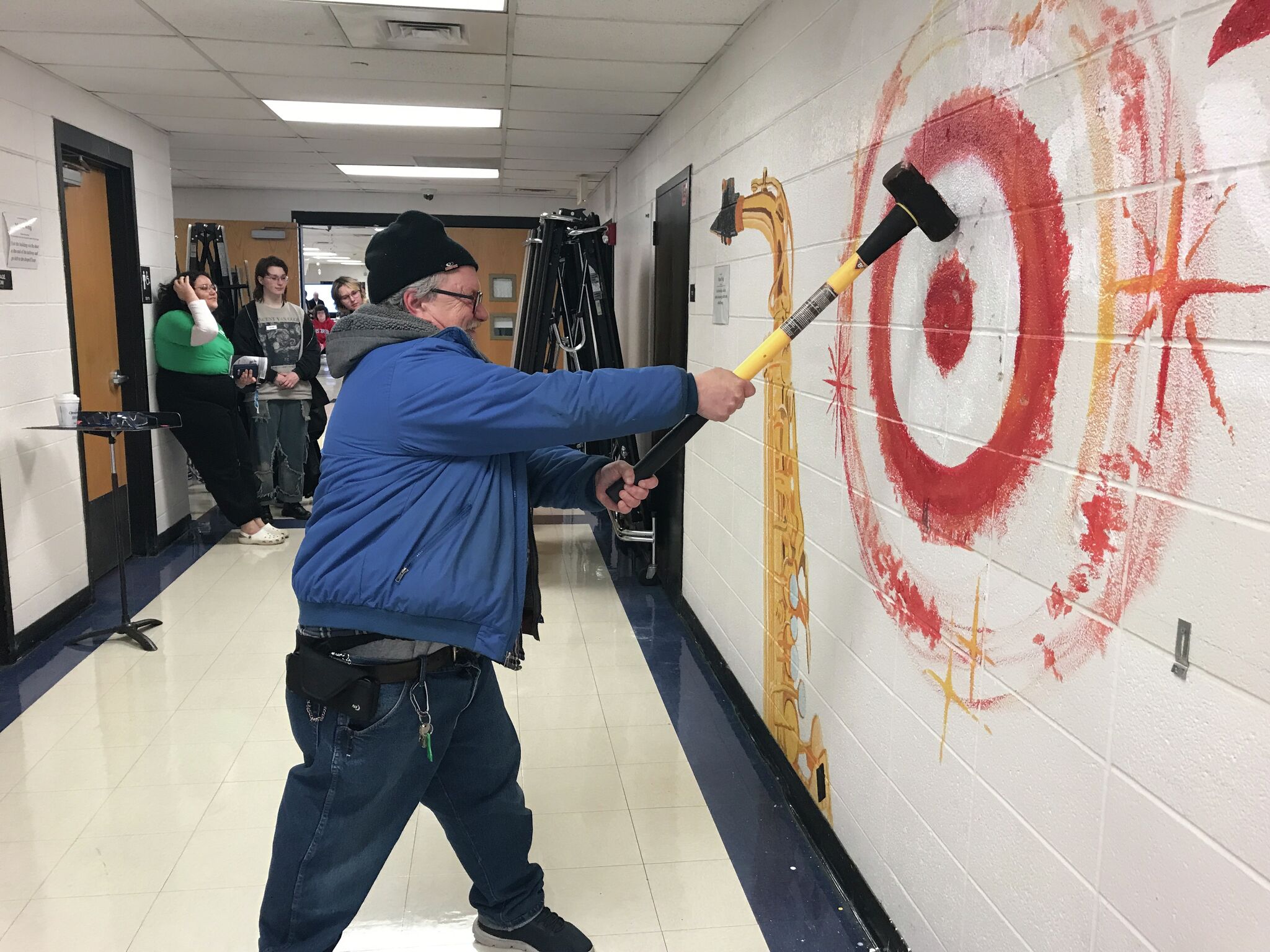 Alumni tour old Torrington High School one last time before demolition
