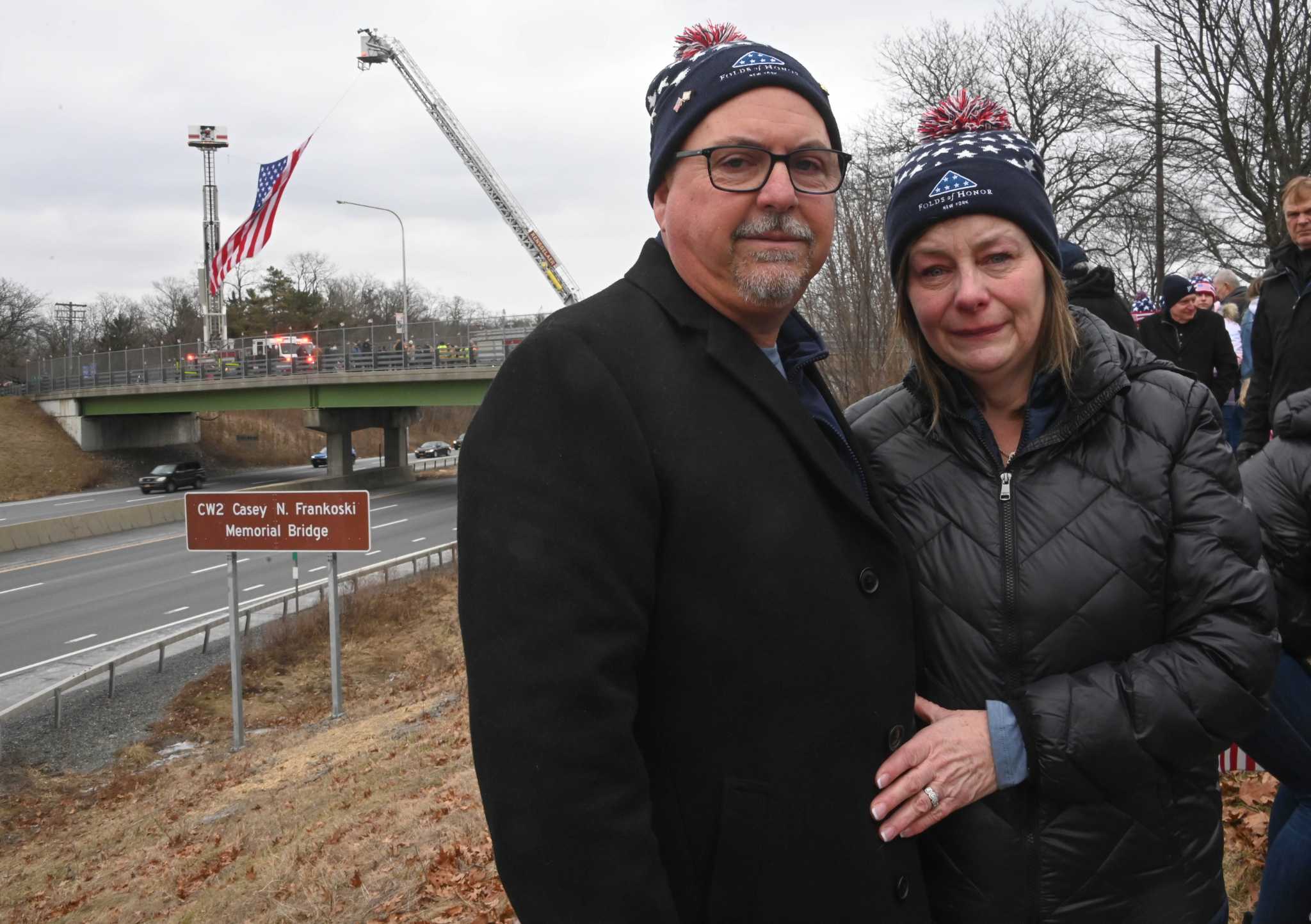 Bridge over I-90 in Rensselaer dedicated to Casey Frankoski