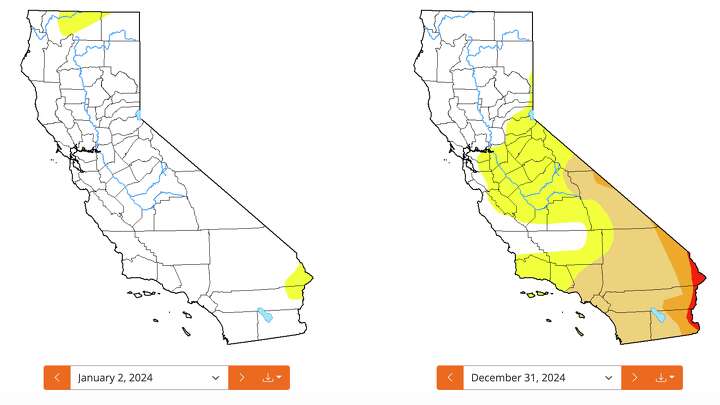 Last year, 96% of Calif. was drought-free. A new map is far more grim.