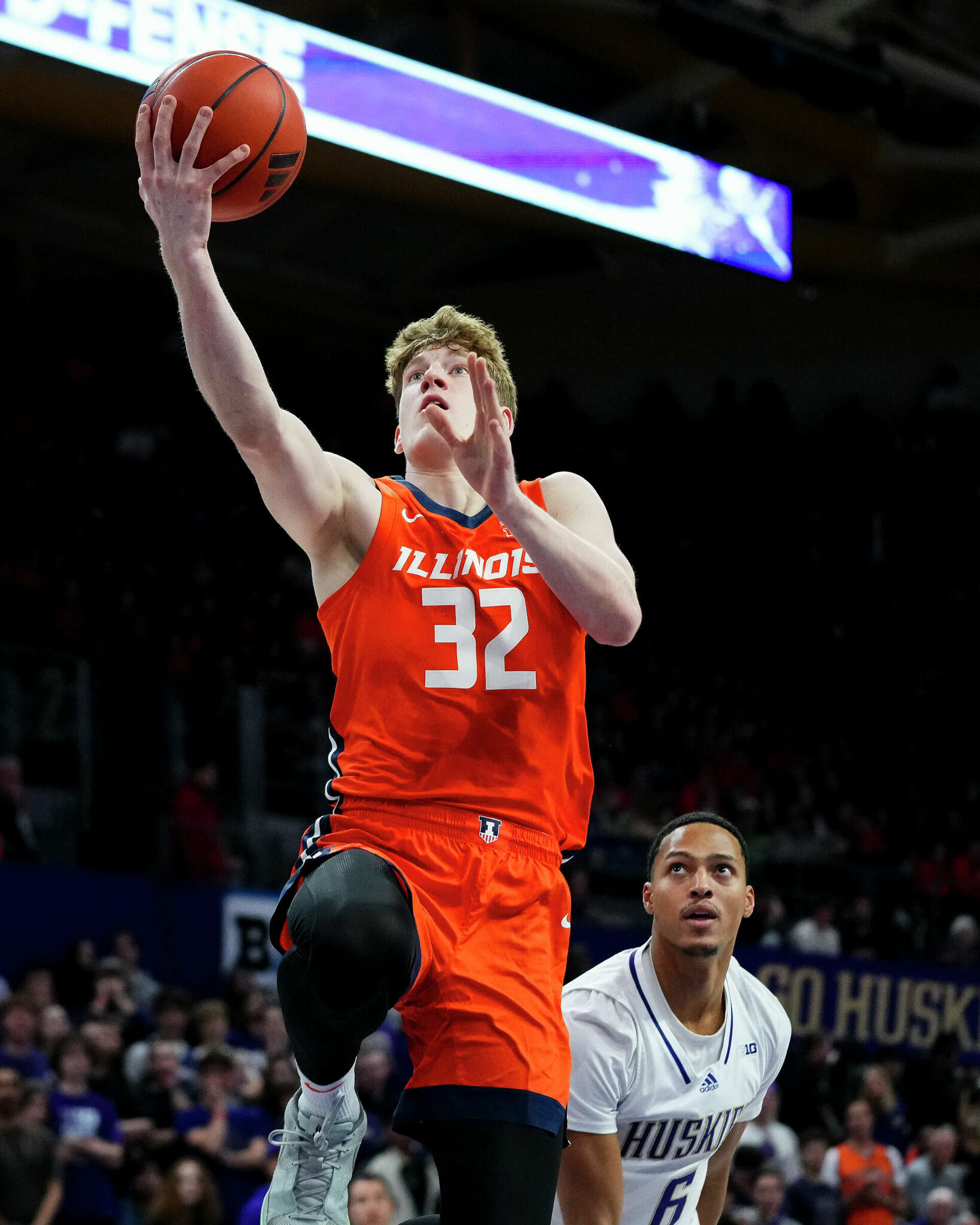 Illinois vs. Washington Huskies basketball live updates, score