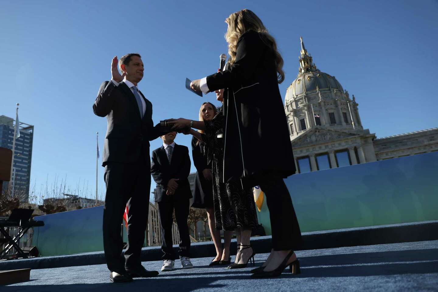 Daniel Lurie was sworn in as S.F. mayor. Here’s what he’ll tackle now