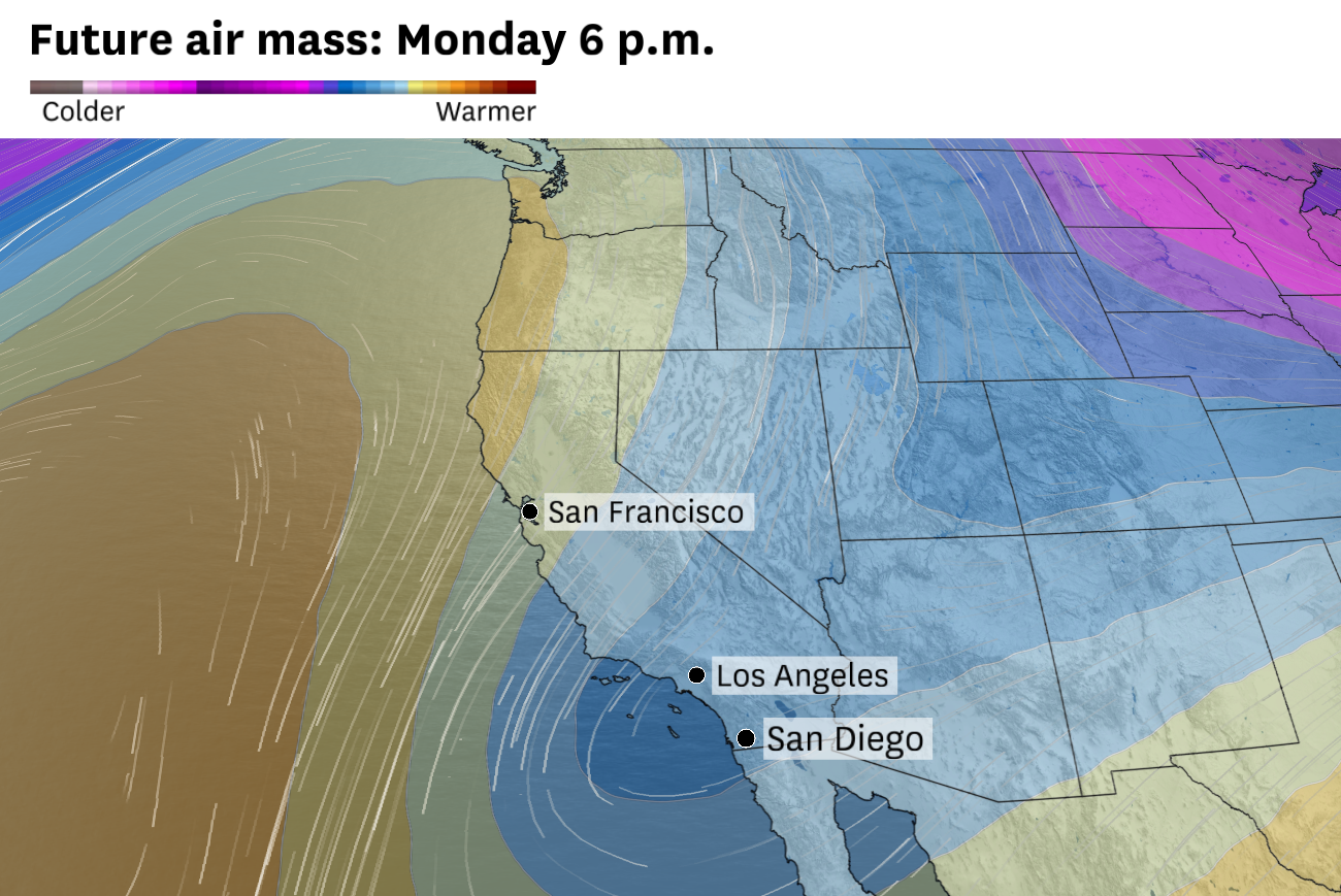 wind patterns los angeles