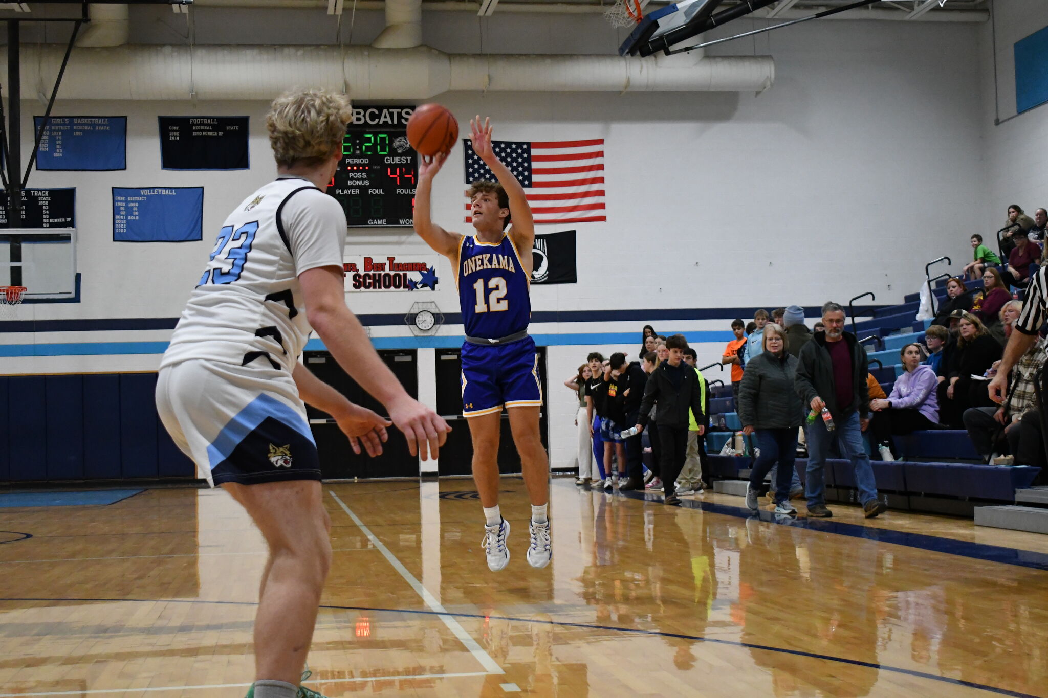 Onekama boys rally past Brethren with strong second half