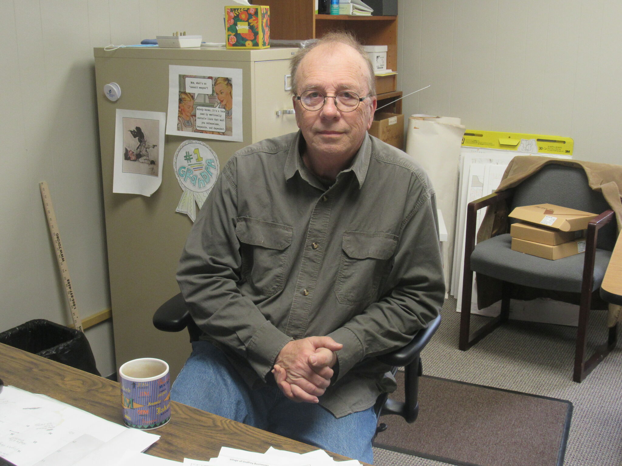 Jim Mager leads the charge for for Godfrey's economic growth