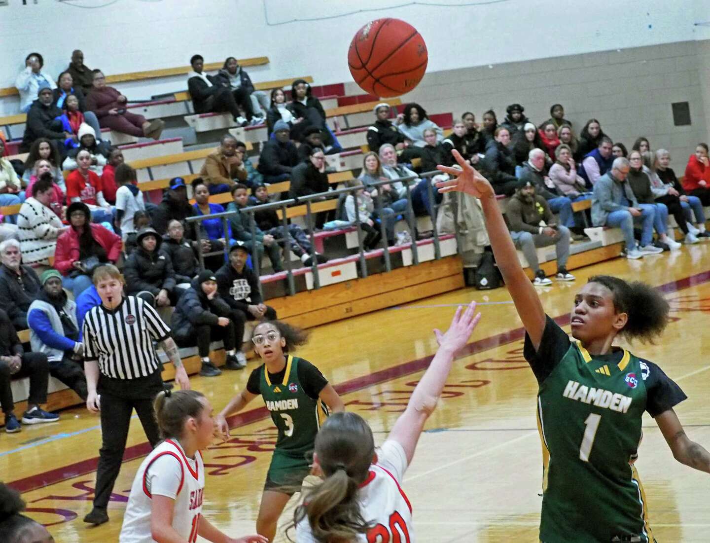 Sacred Heart Academy defeats Hamden in SCC girls basketball