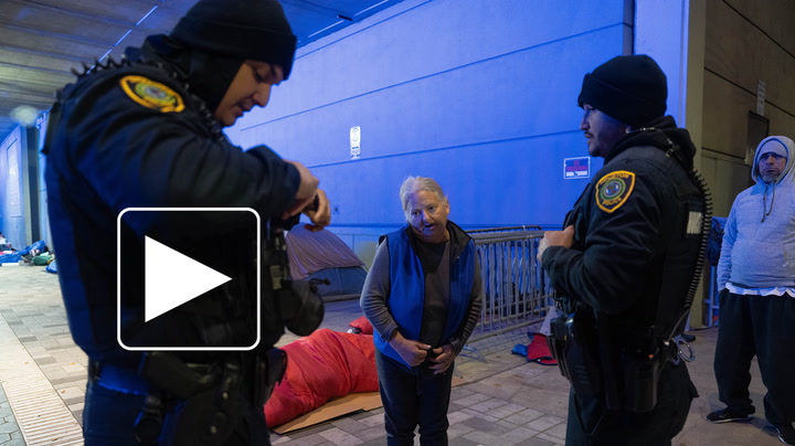 What happens to Houston’s homeless on cold nights? We found out