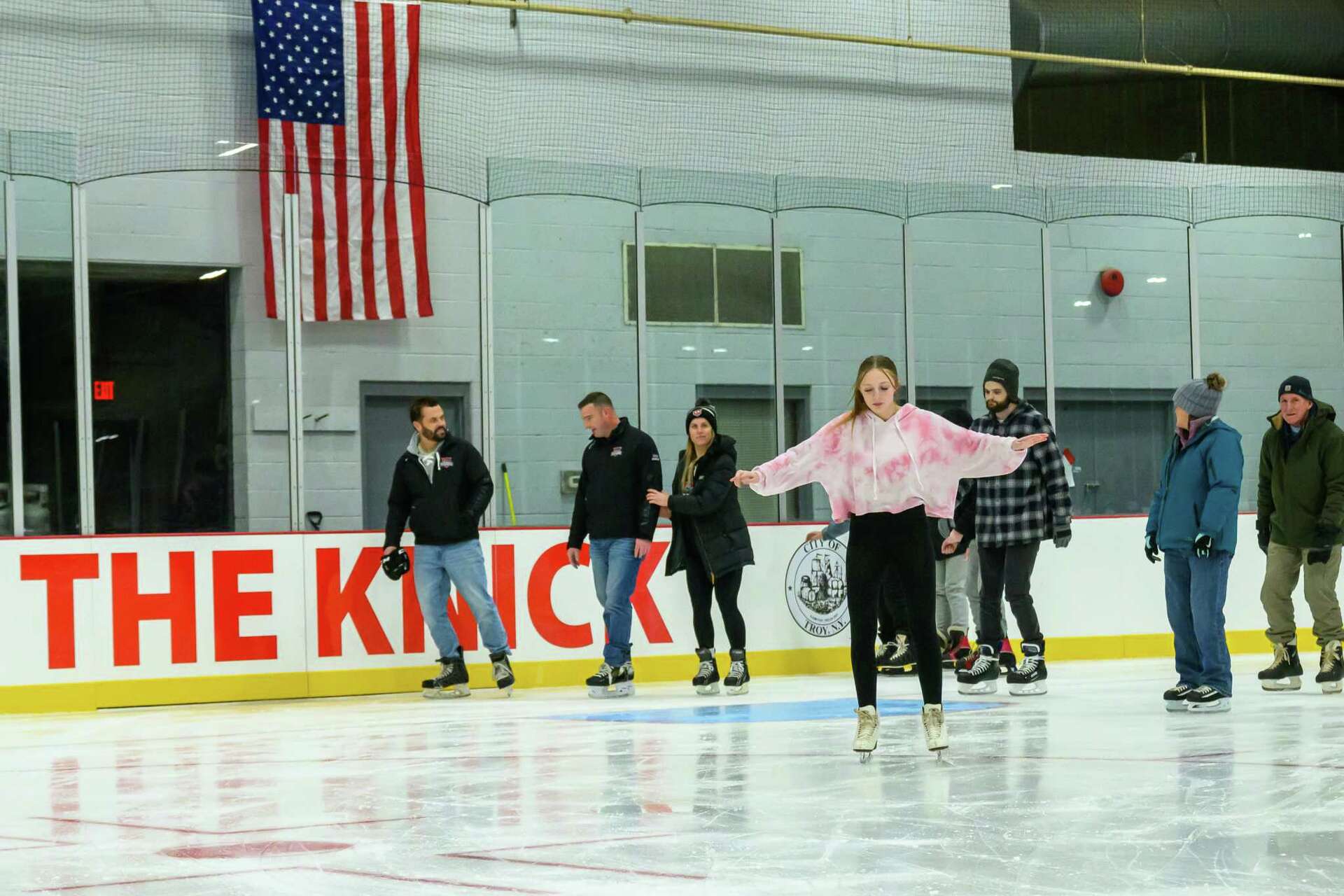 Knickerbacker Ice Rink reopens with new sheet of ice in Troy