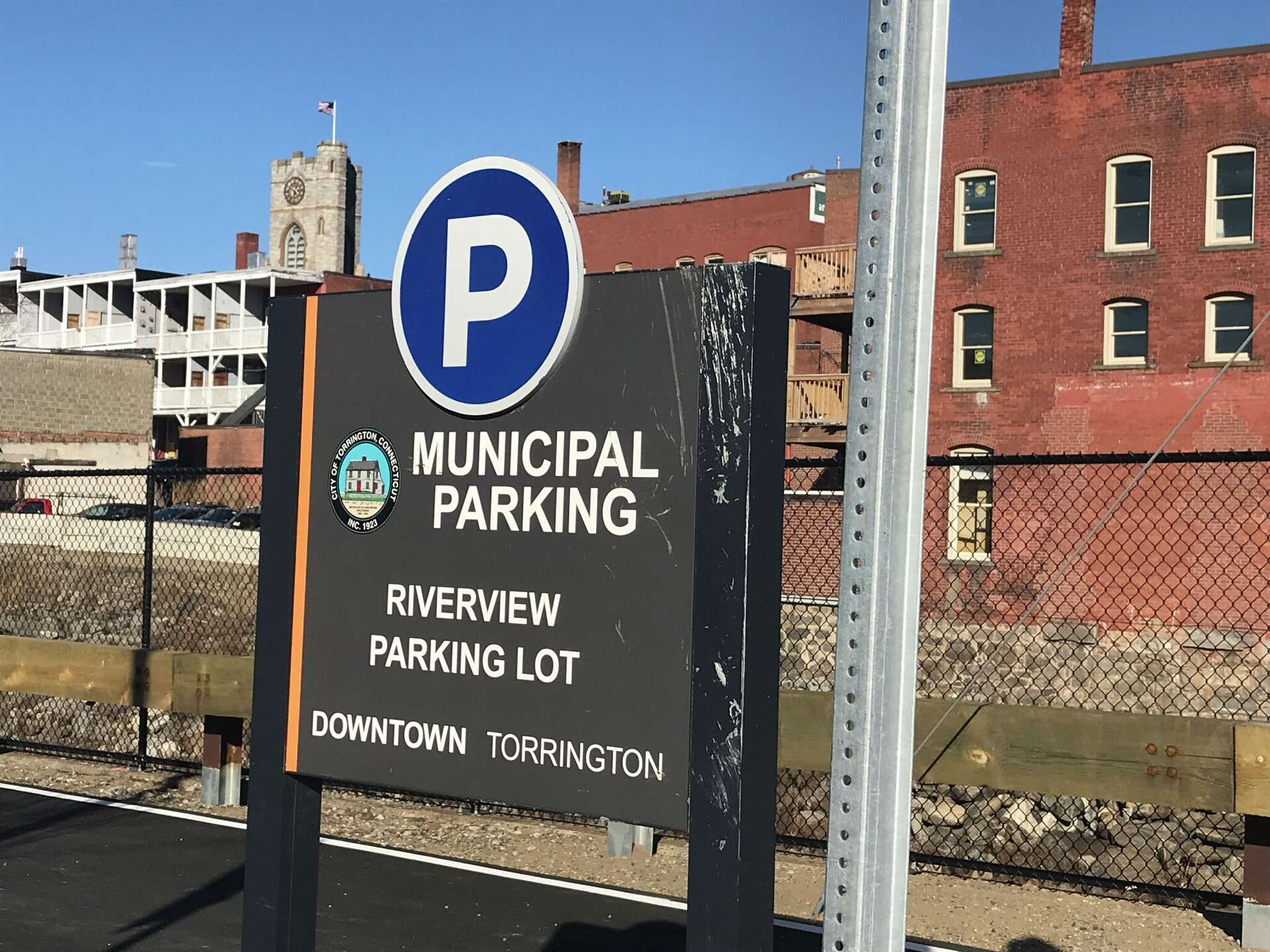 Torrington celebrates $900K redesign of parking lot, trail connection