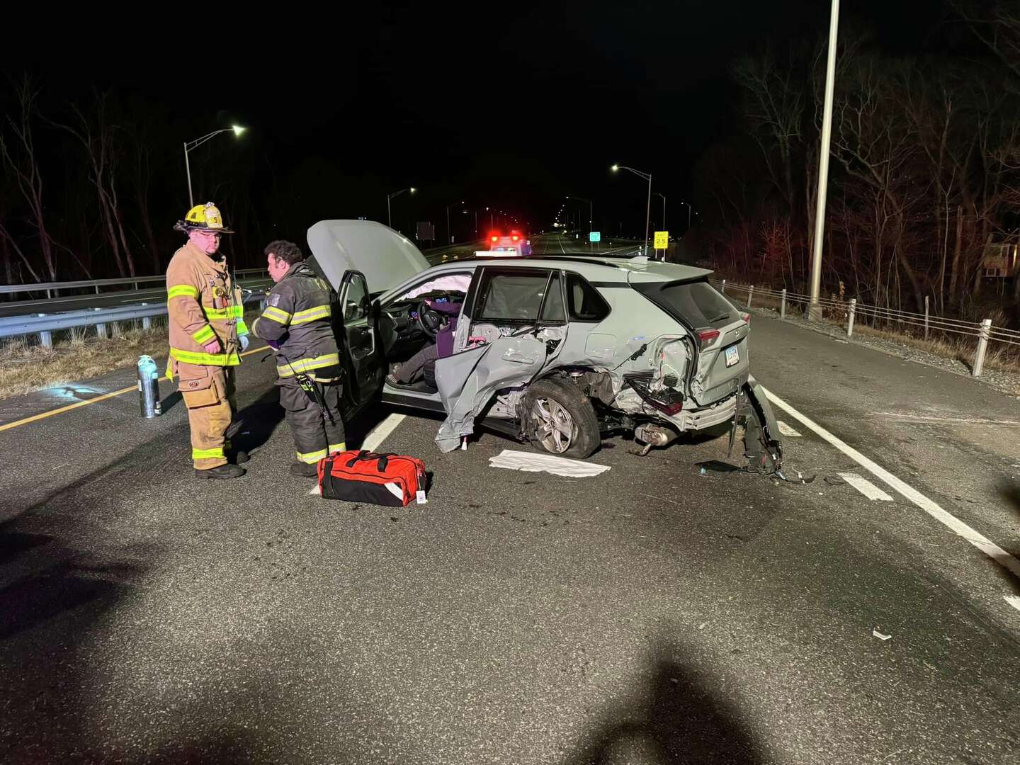Norwich crash on I-395 north injures 2 near Exit 14, officials say
