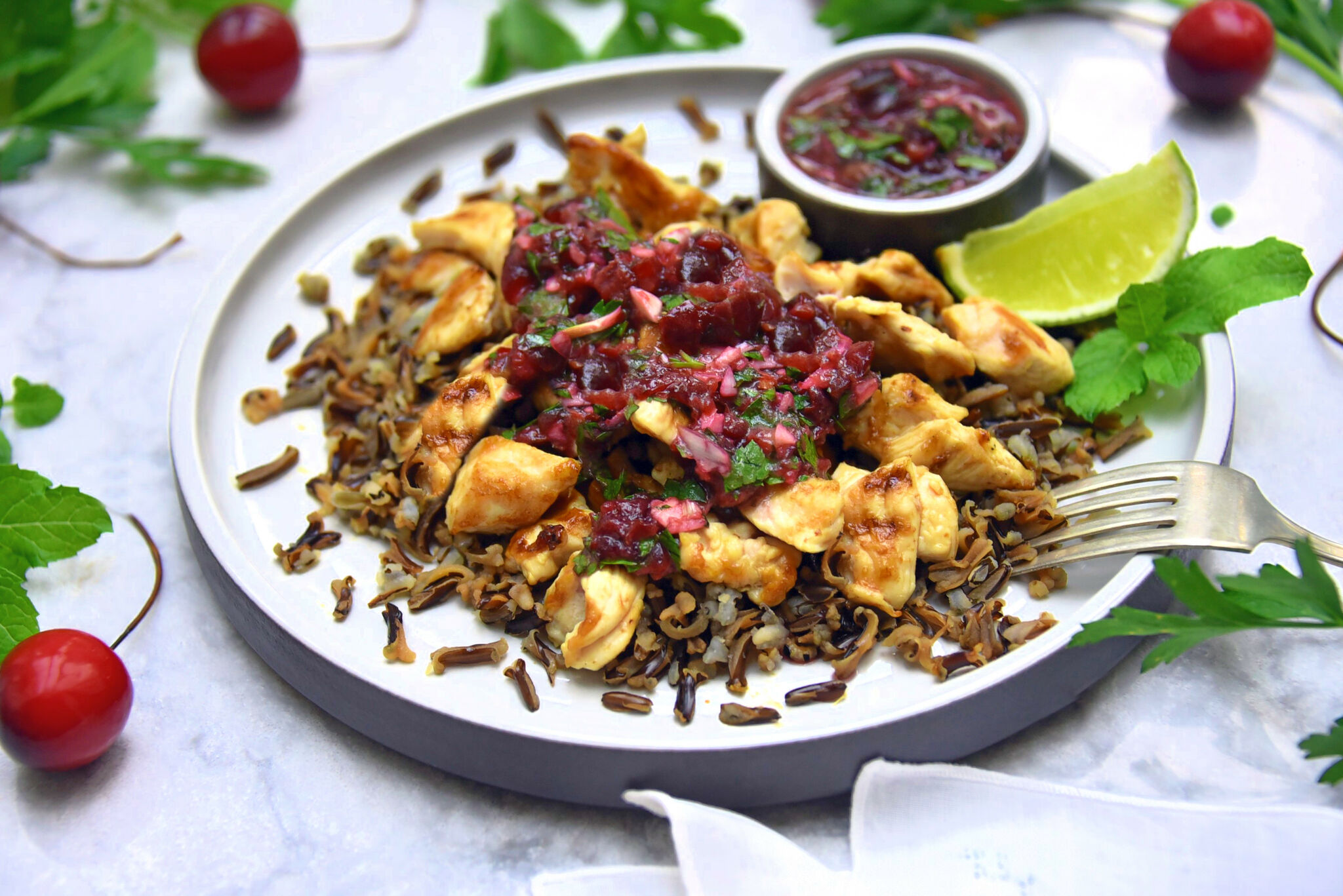 Laura Kurella wins third wild rice recipe contest with cherry chicken