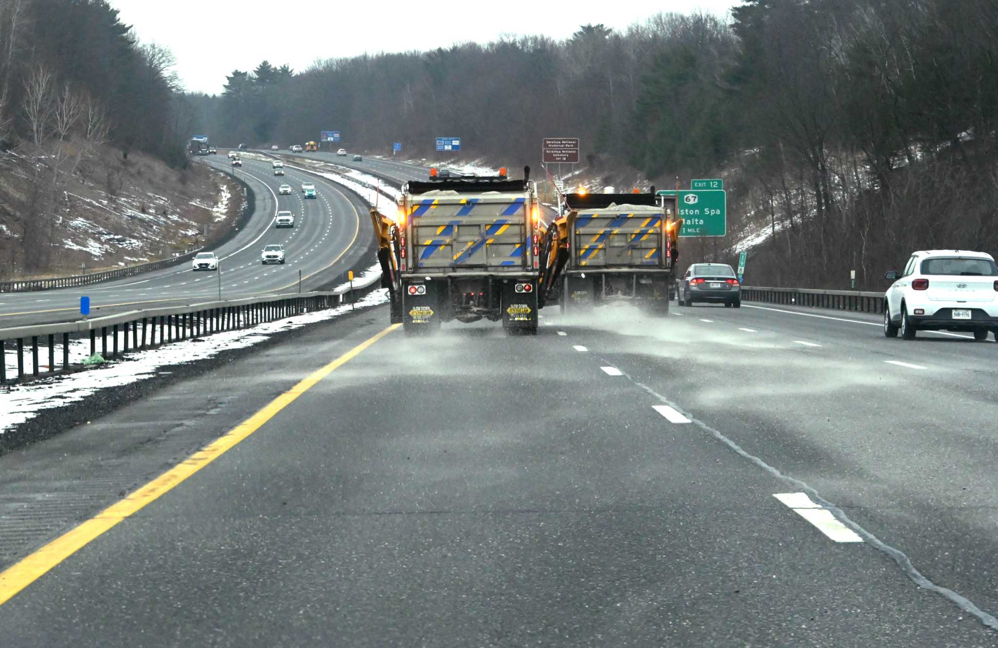 Snow, wintry mix may cause slick roads in Saratoga County