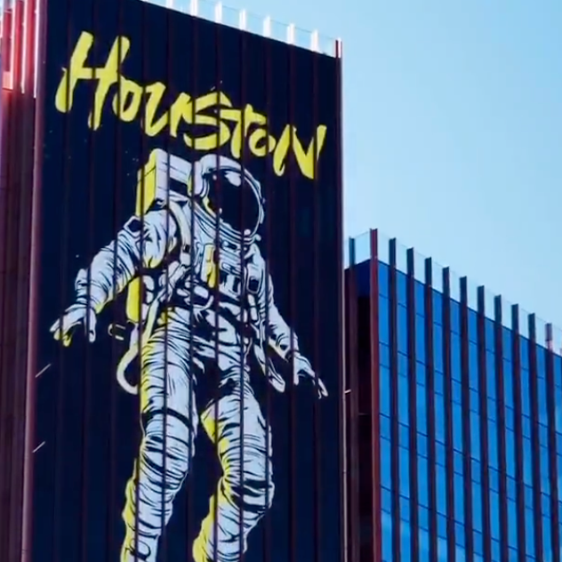 Houston's newest giant astronaut lands in the downtown area