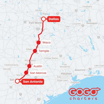 GOGO Charters release new charter bus routes between Texas cities