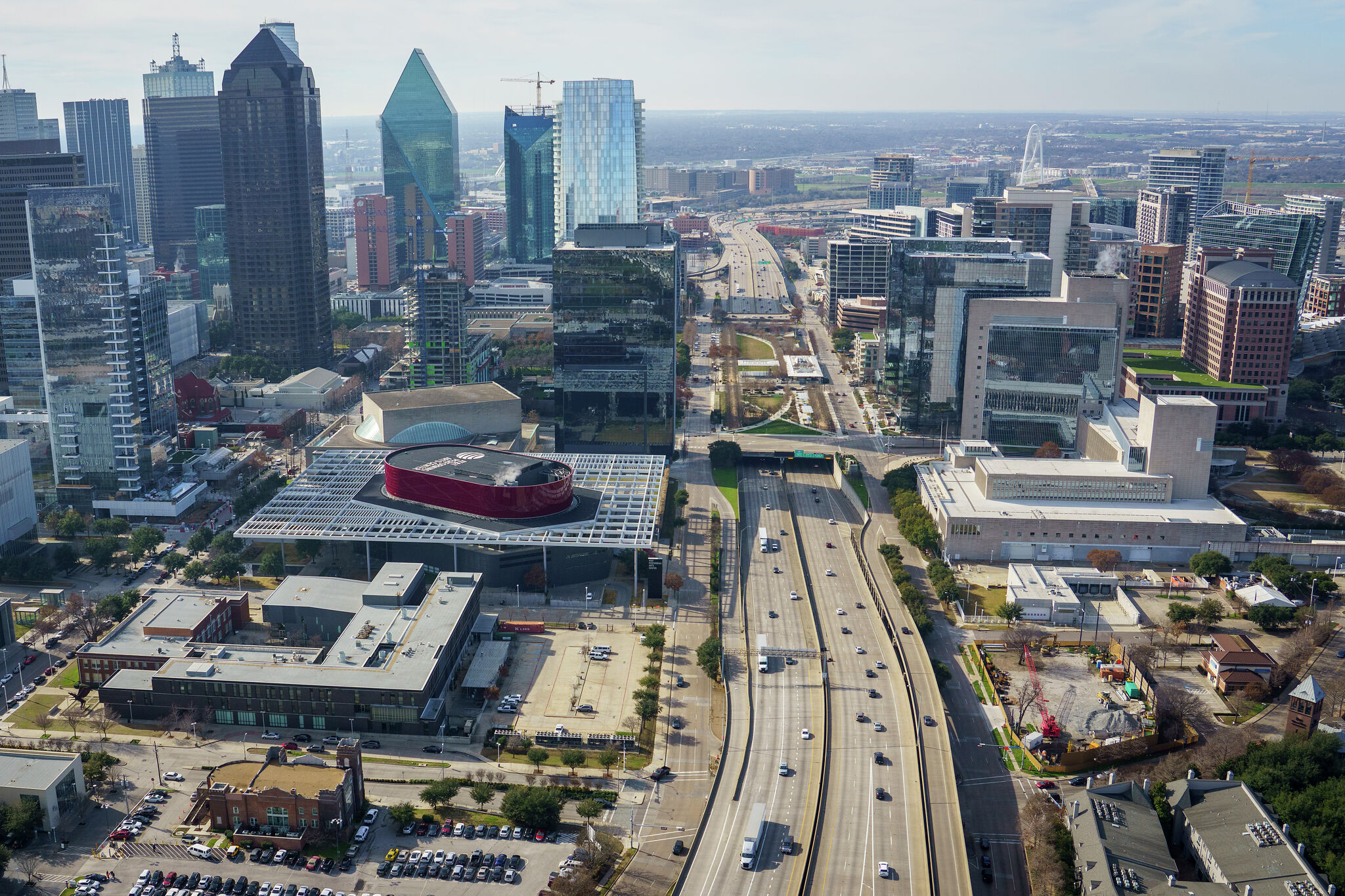 Harris County will study idea of putting small parks over Katy Freeway