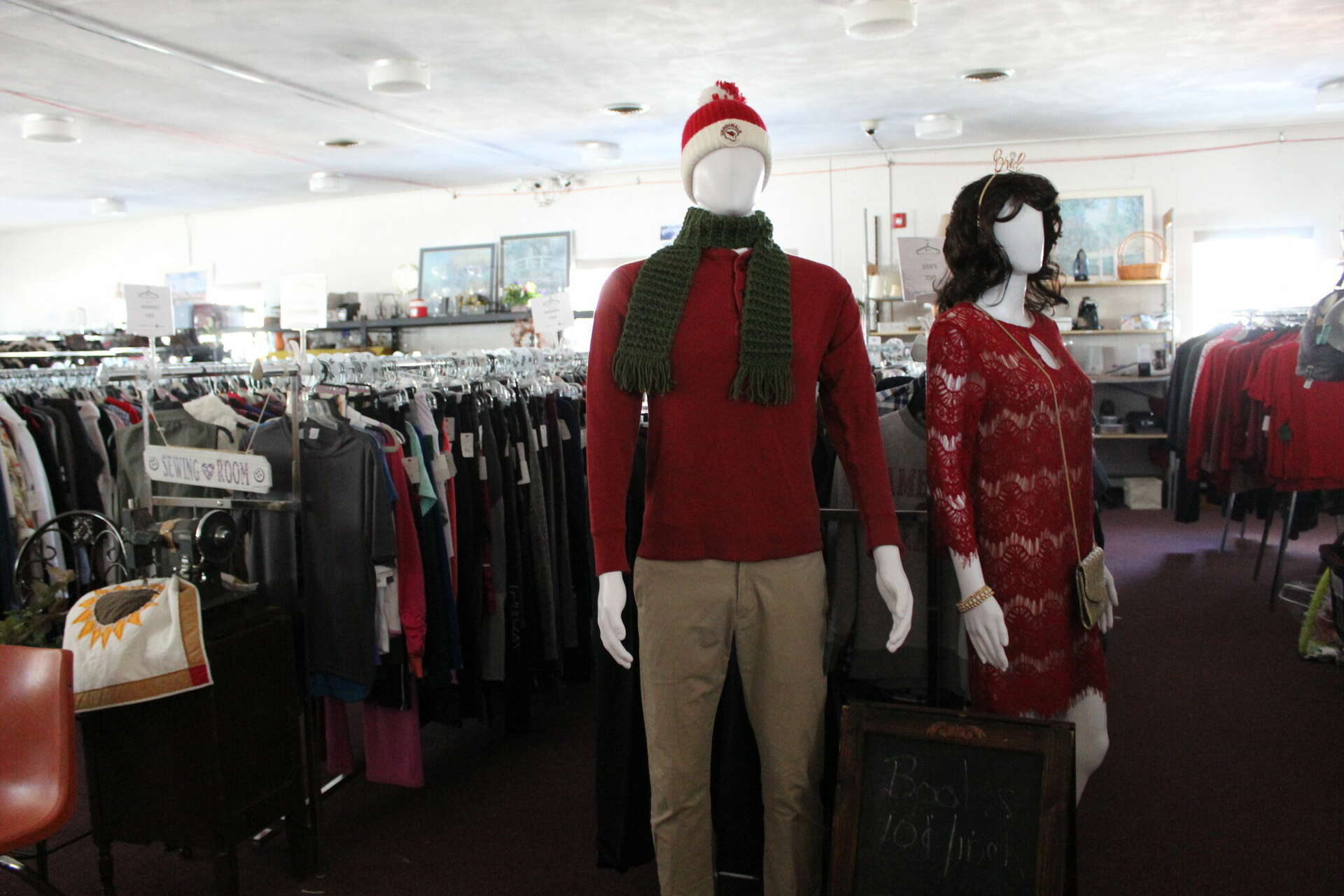 Second Chance Thrift Store has infant clothing sale