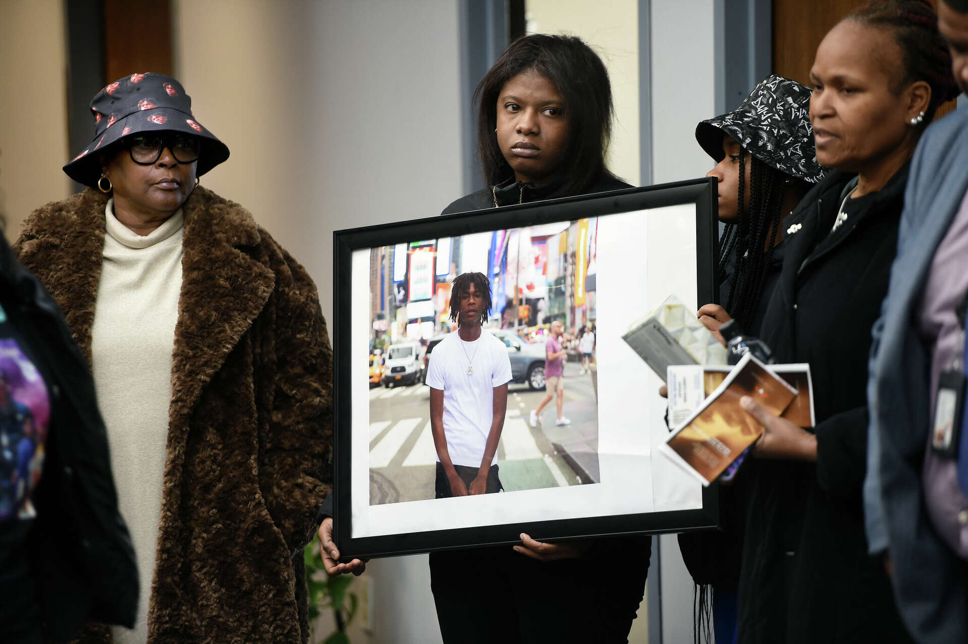 Daily Jackson Jr.'s family joins police, Elicker to discuss arrest