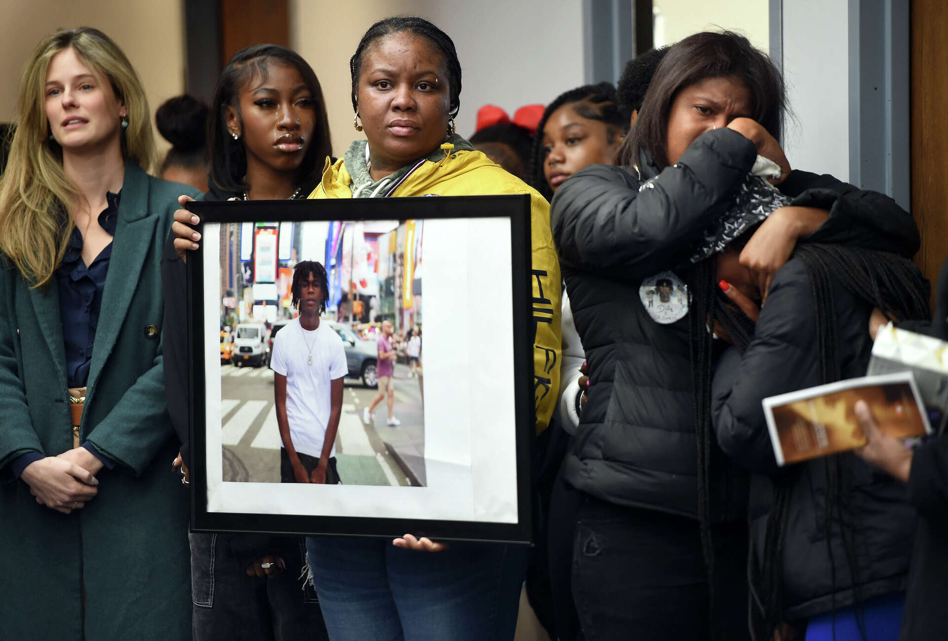 Daily Jackson Jr.'s family joins police, Elicker to discuss arrest