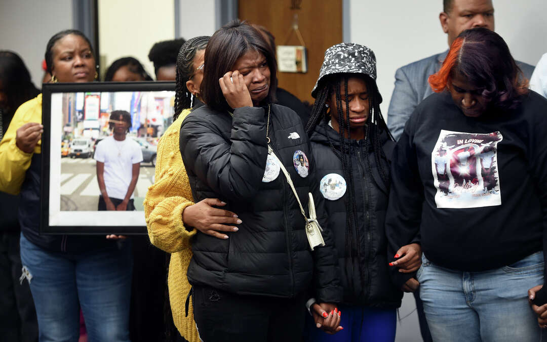 Daily Jackson Jr.'s family joins police, Elicker to discuss arrest