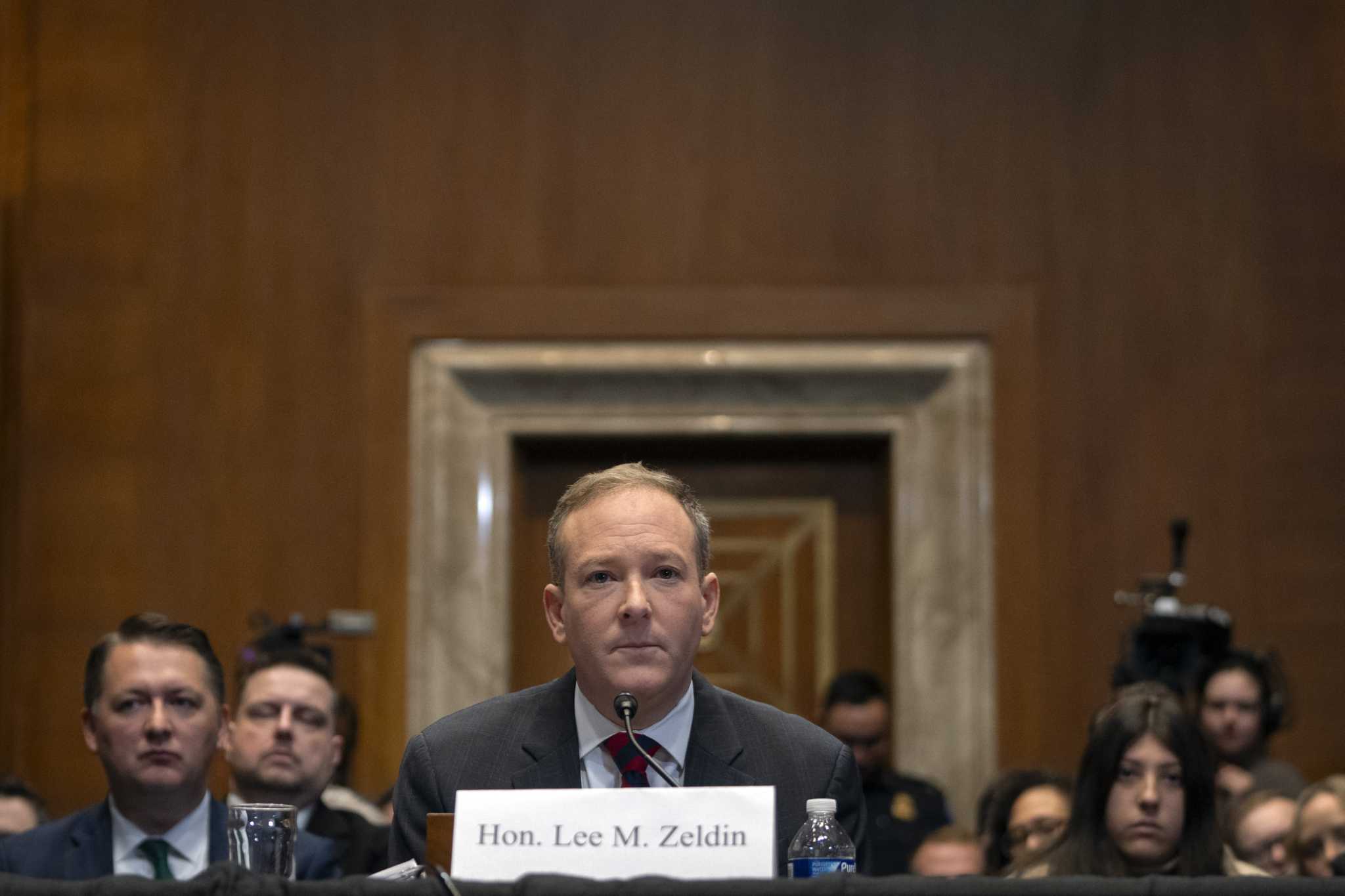 Lee Zeldin, Trump's pick for EPA, faces questions from U.S. Senate
