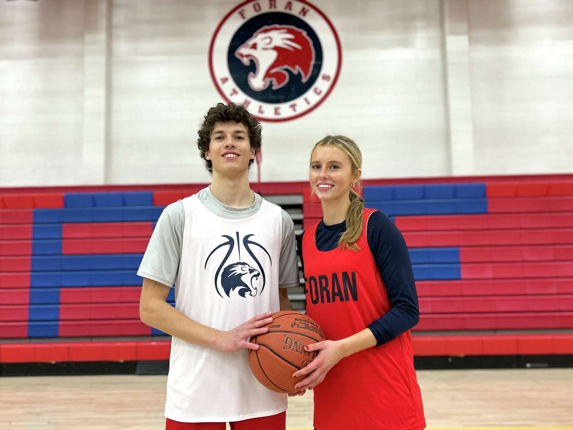 Doyle twins serve as captains of Foran boys and girls basketball teams