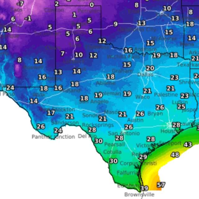 Snow forecast for Laredo returns Tuesday amid emergency declaration