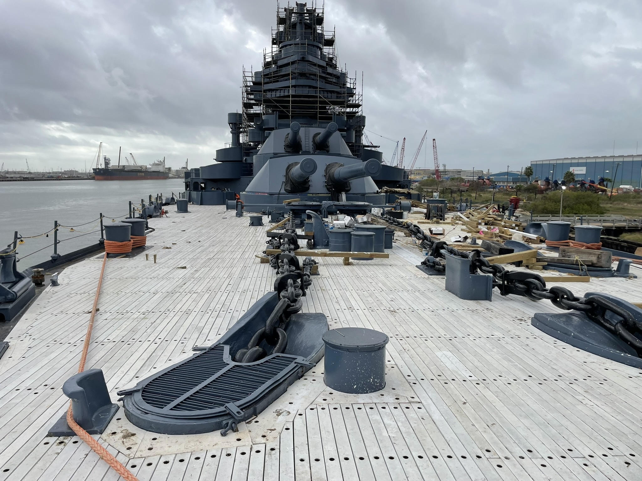 Berthing options for historic Texas warship shift as talks continue