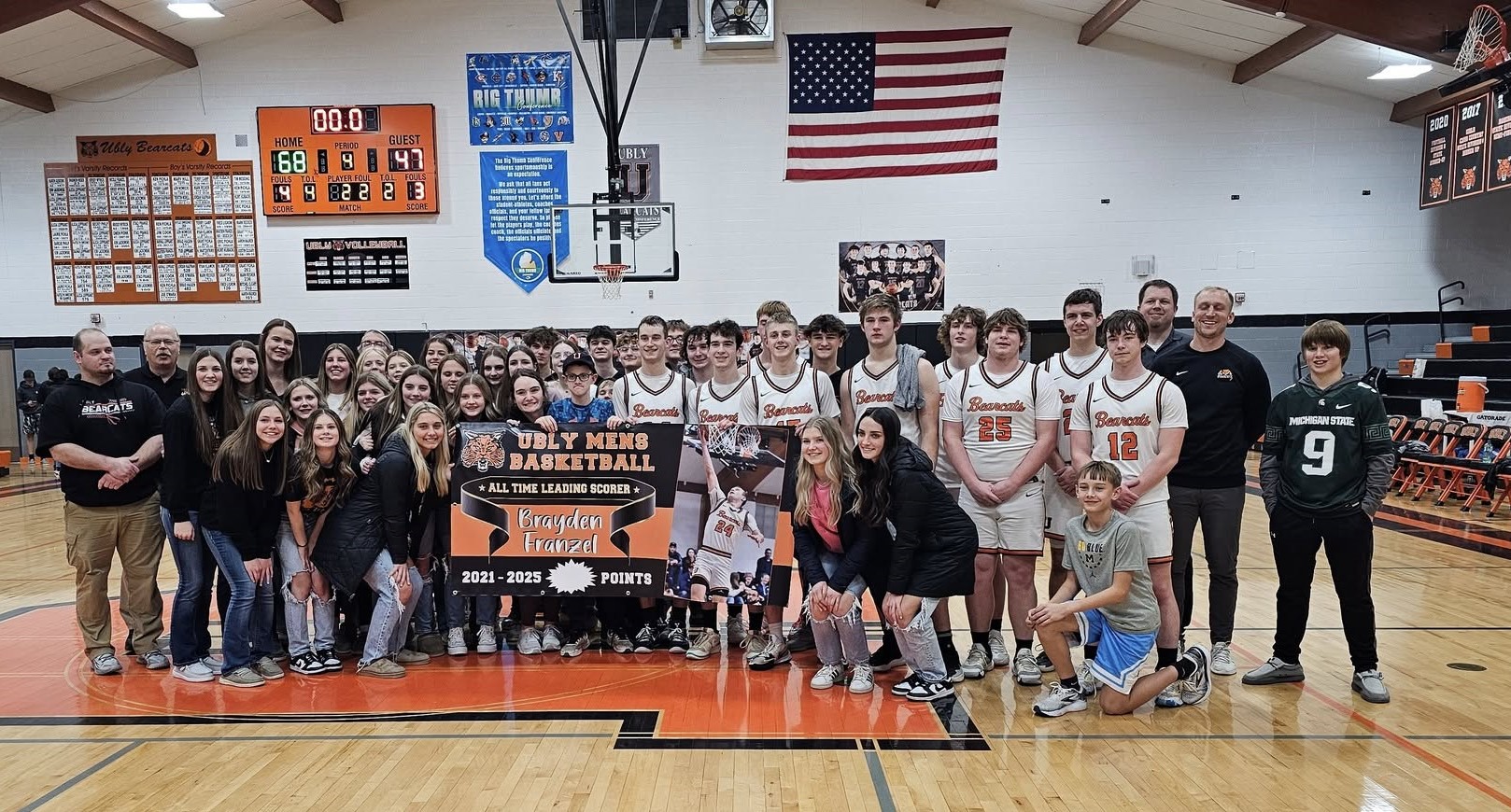 In the books: Ubly's Franzel breaks school points record