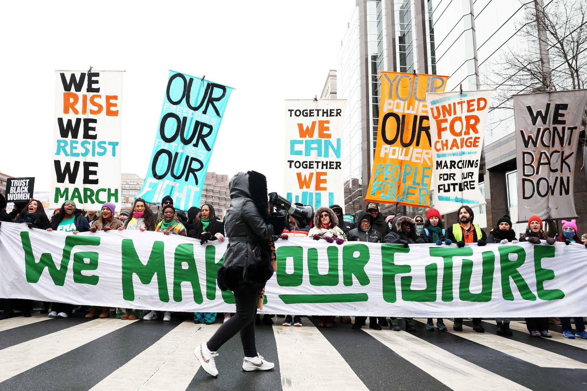 People’s March: Trump resistance hasn’t just shrunk, it has shifted