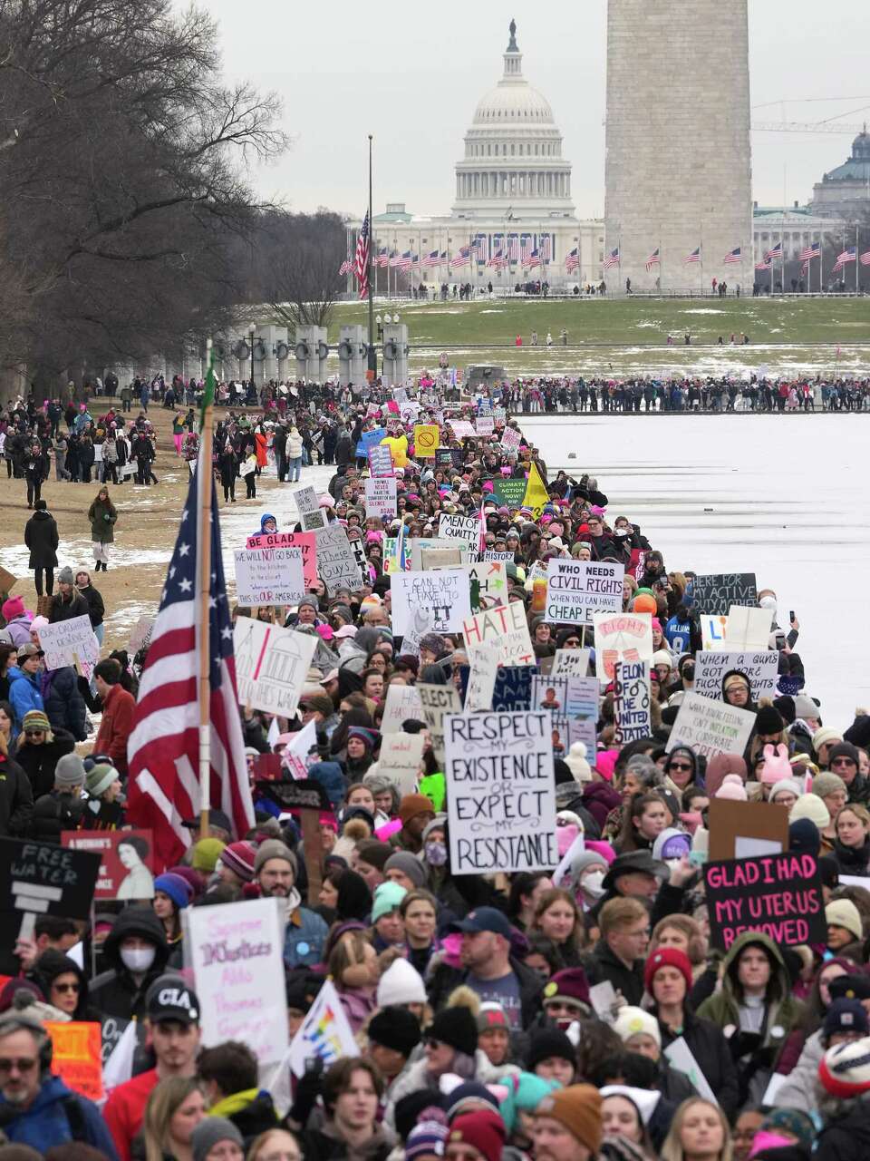 People’s March: Trump resistance hasn’t just shrunk, it has shifted