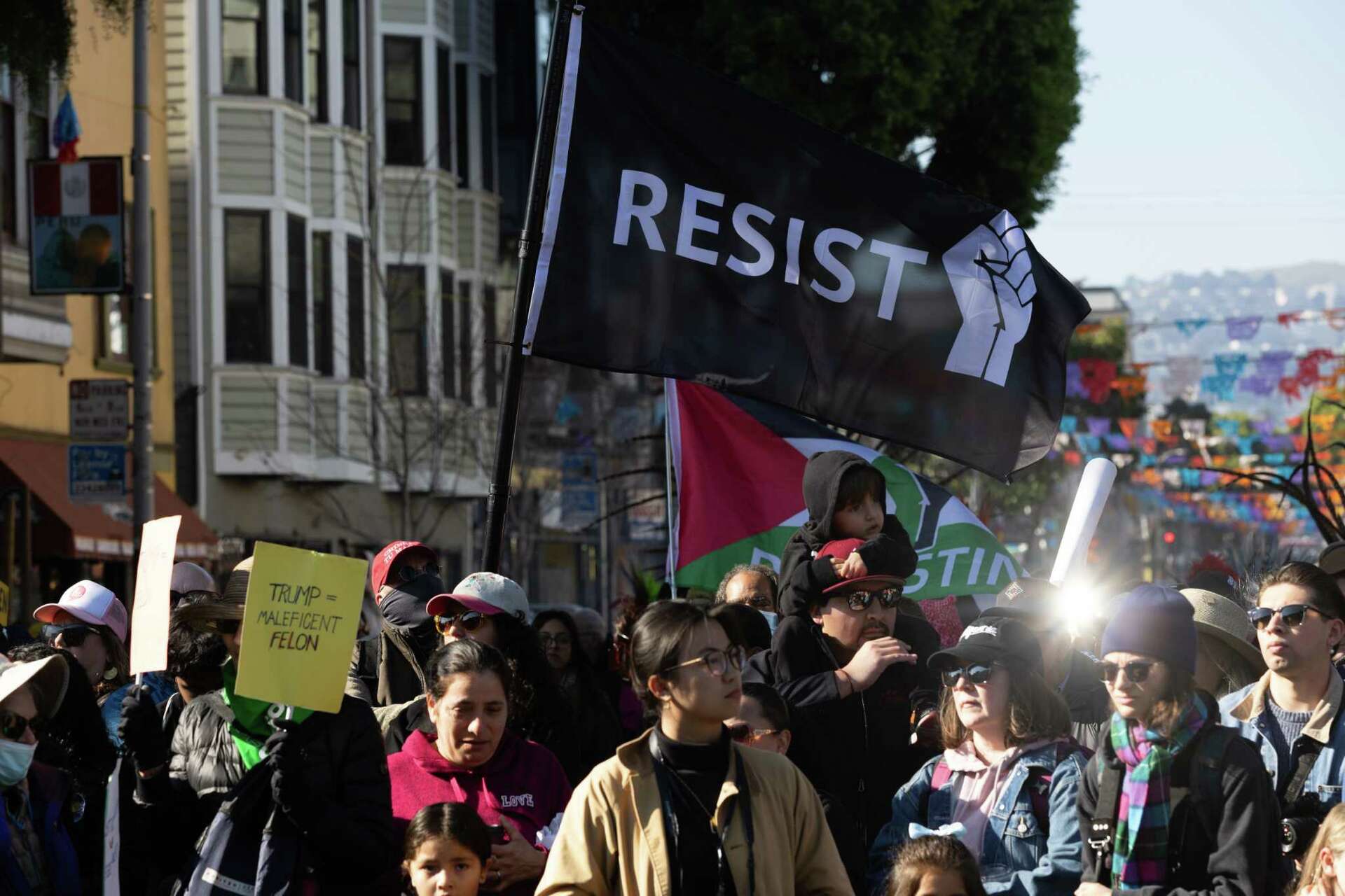 Protesting Trump: SF march, rallies kick off weekend of resistance