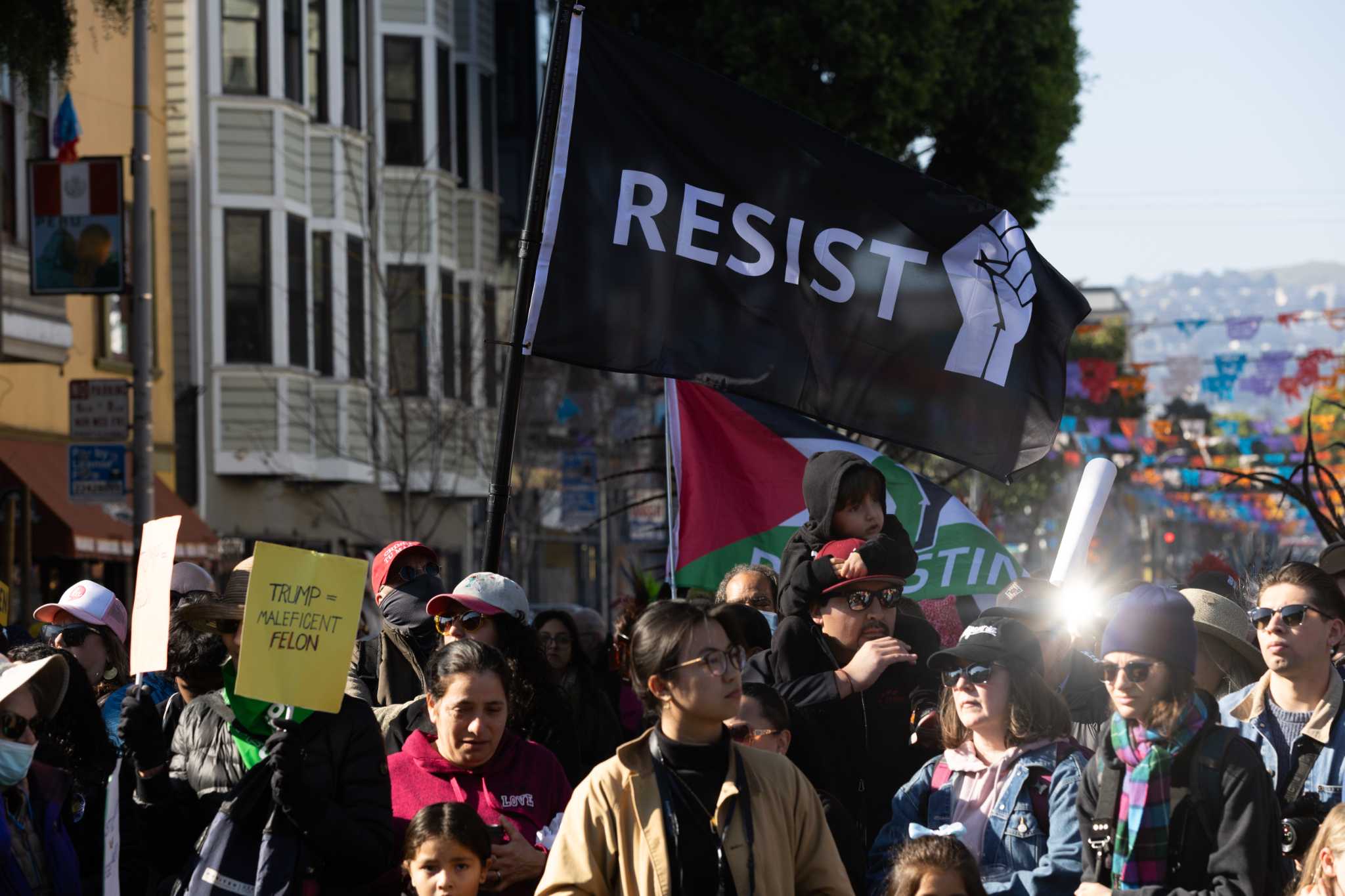 Protesting Trump: SF march, rallies kick off weekend of resistance