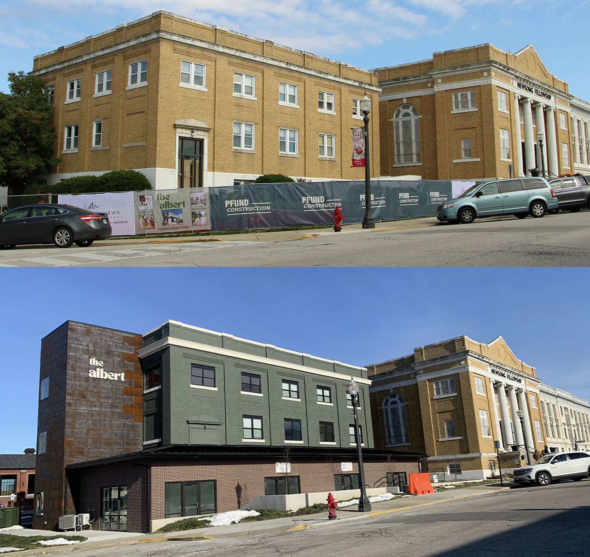 The Albert apartments, businesses open in Edwardsville IL