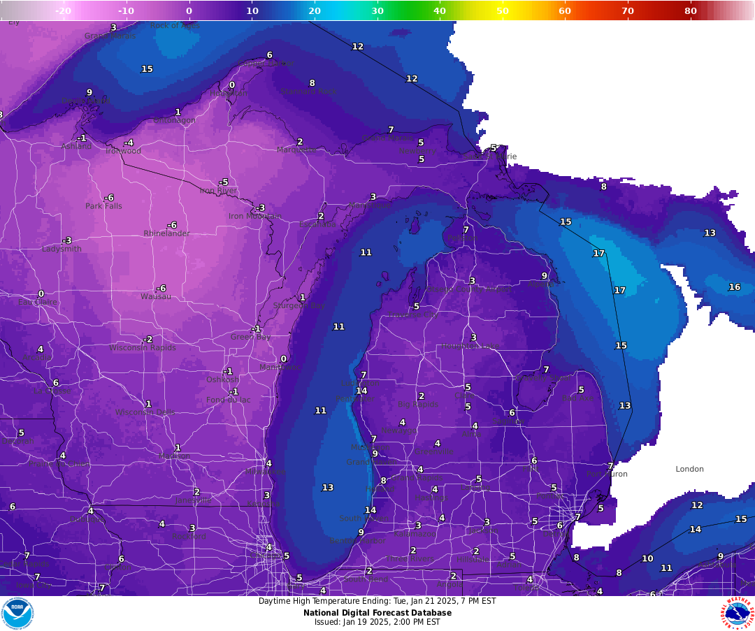 Michigan faces extreme cold tonight, wind chills down to -20 degrees