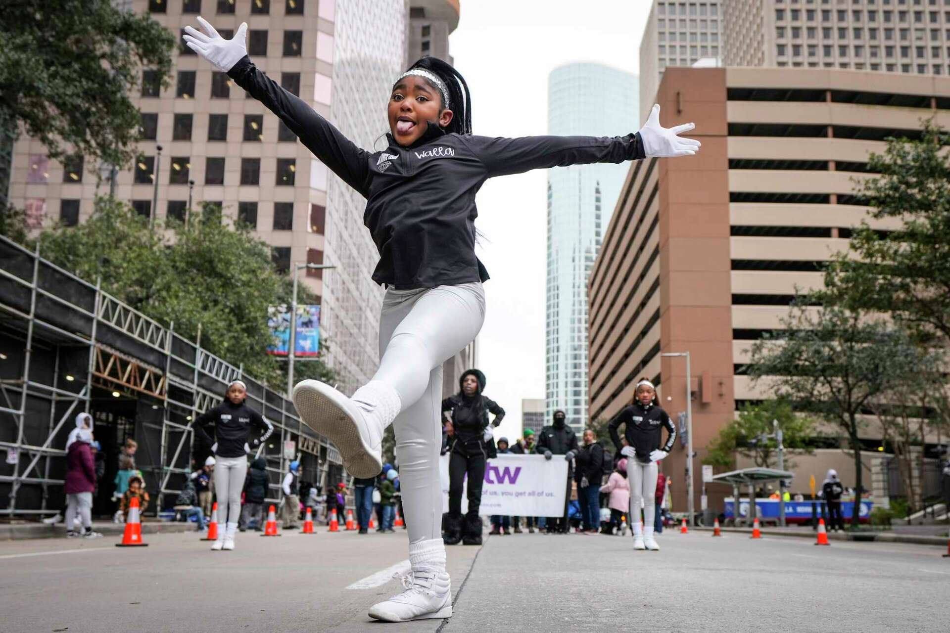 Hundreds turn out in bracing cold for Houston's MLK Day parades
