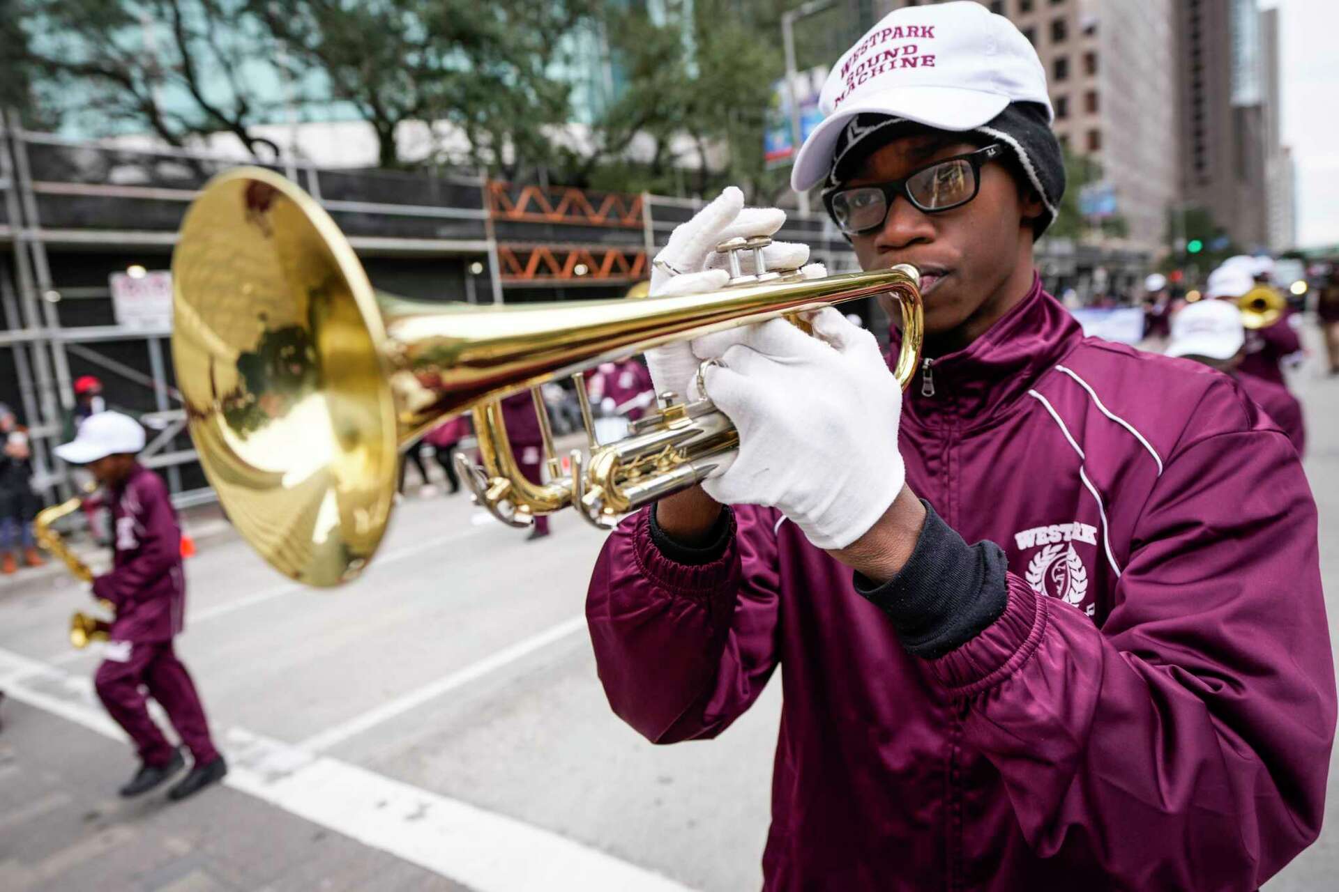 Hundreds turn out in bracing cold for Houston's MLK Day parades