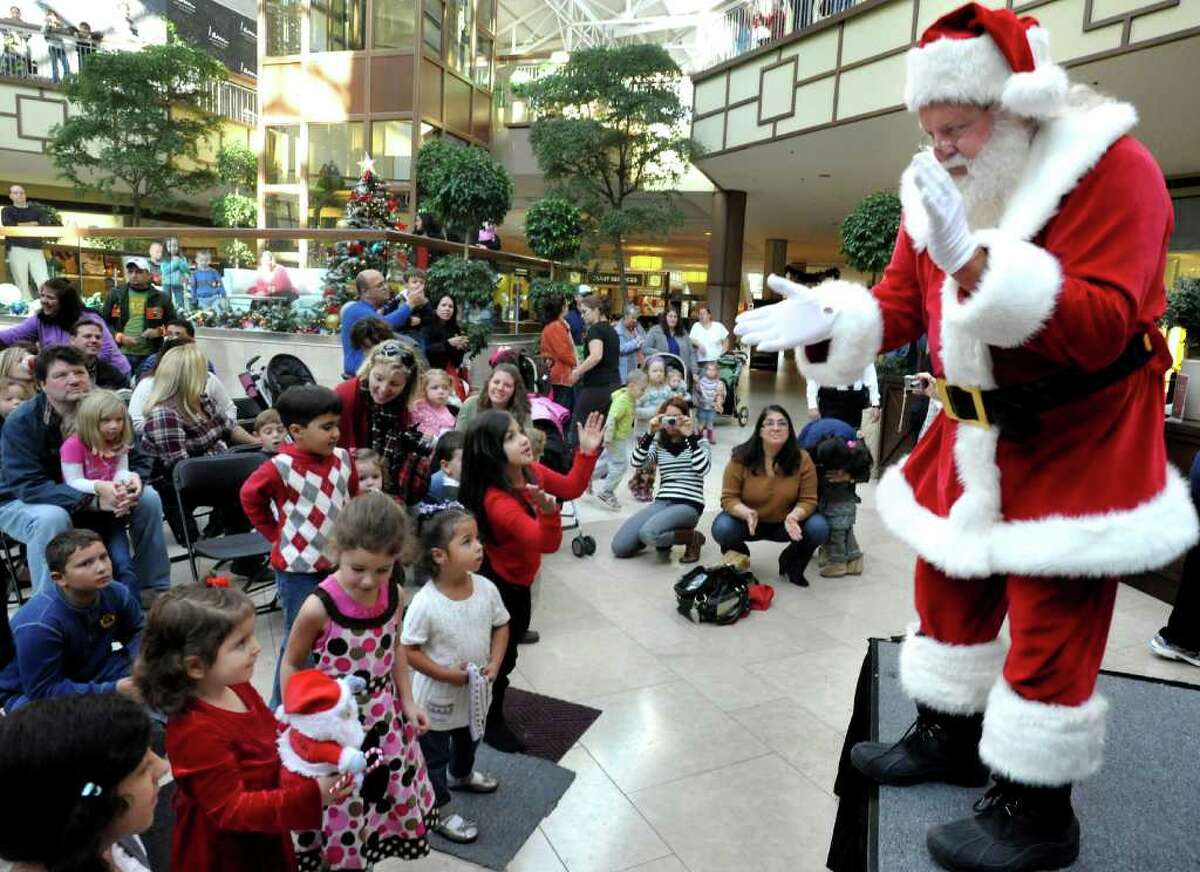 Kids help wake up Santa