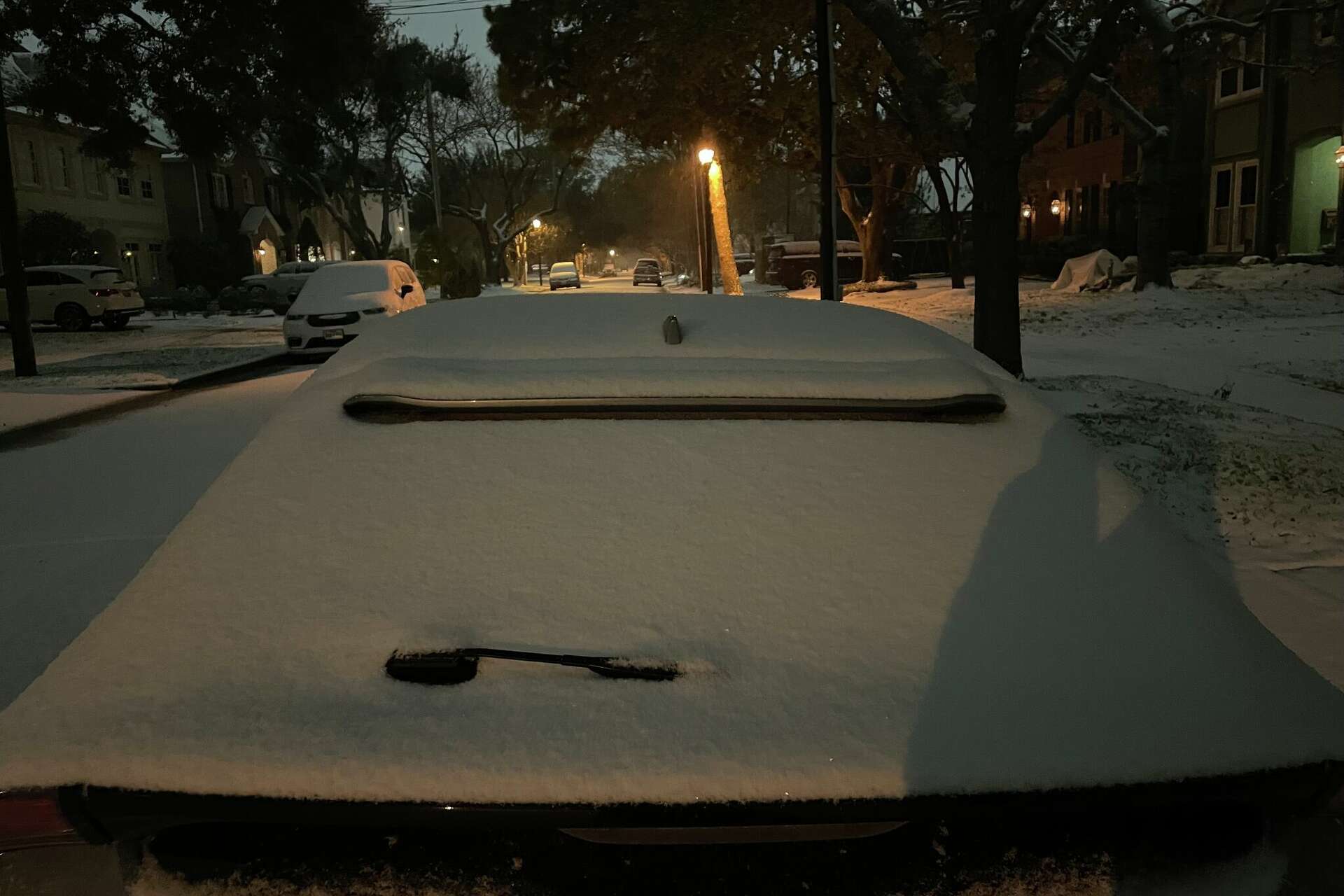 Snow day: Houston turned bright white by Winter Storm Enzo