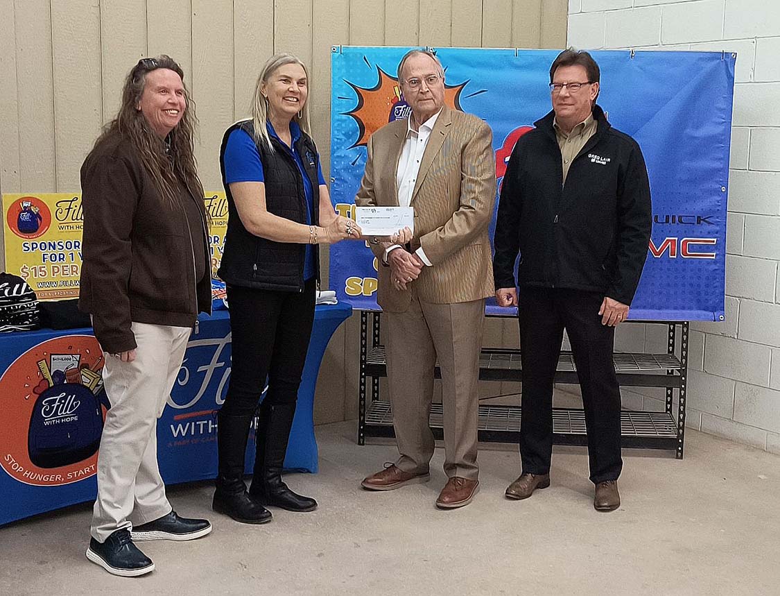 Greg Lair, a Canyon resident, donates $32,200 to Fill with Hope