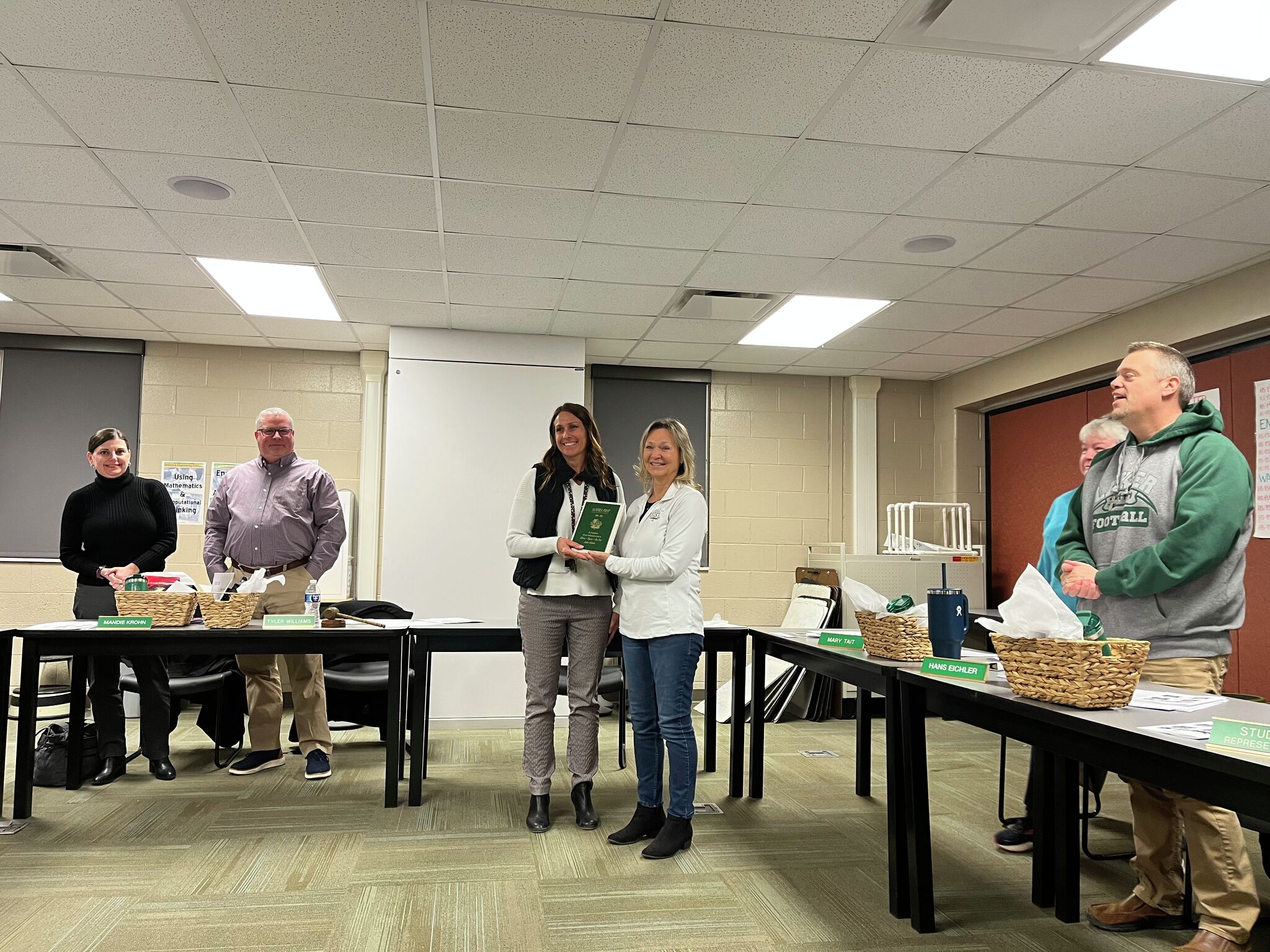 Laker Schools celebrate Sandy Post's retirement after 20 years